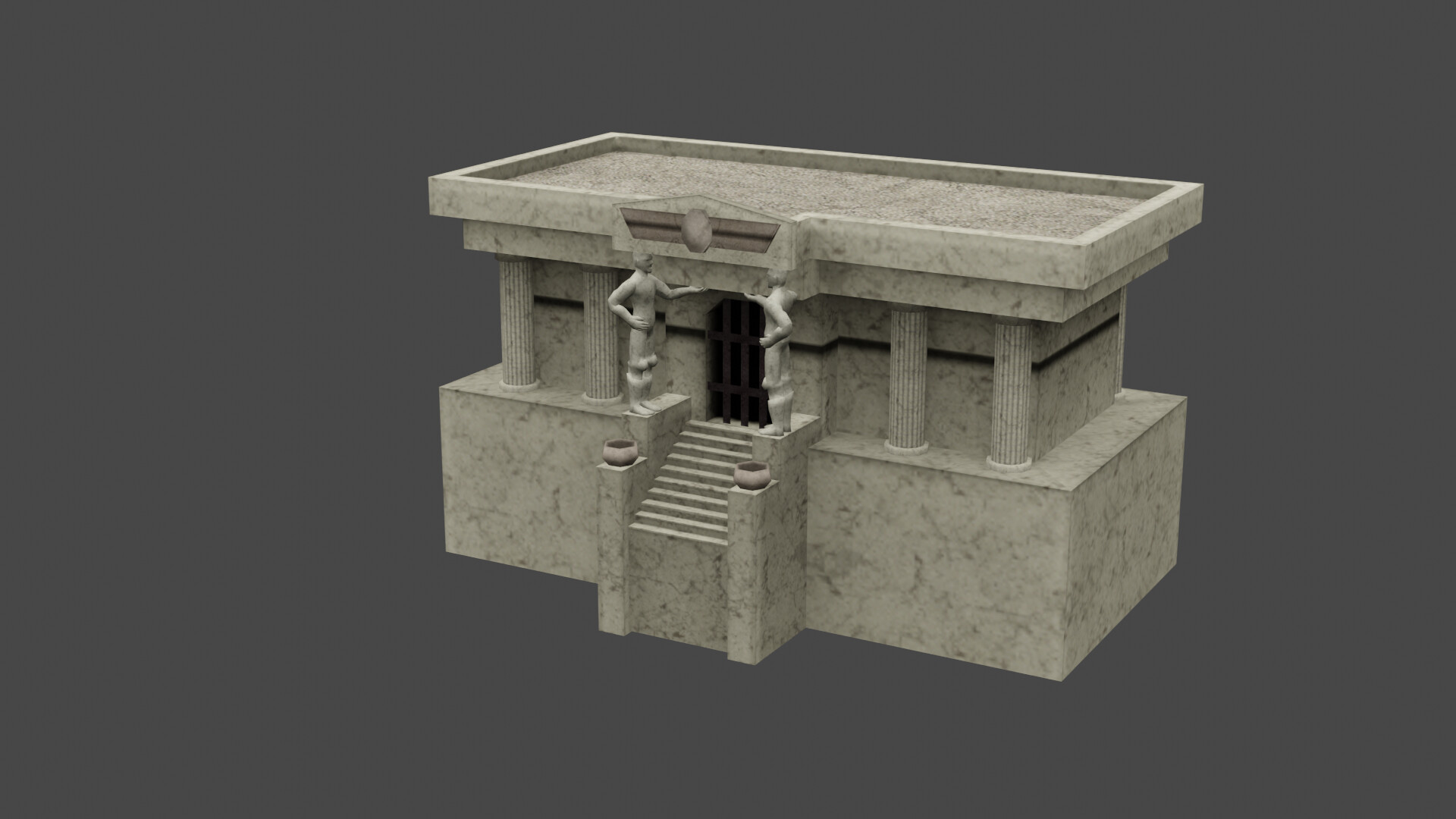 ArtStation - LowPoly RTS Crypt