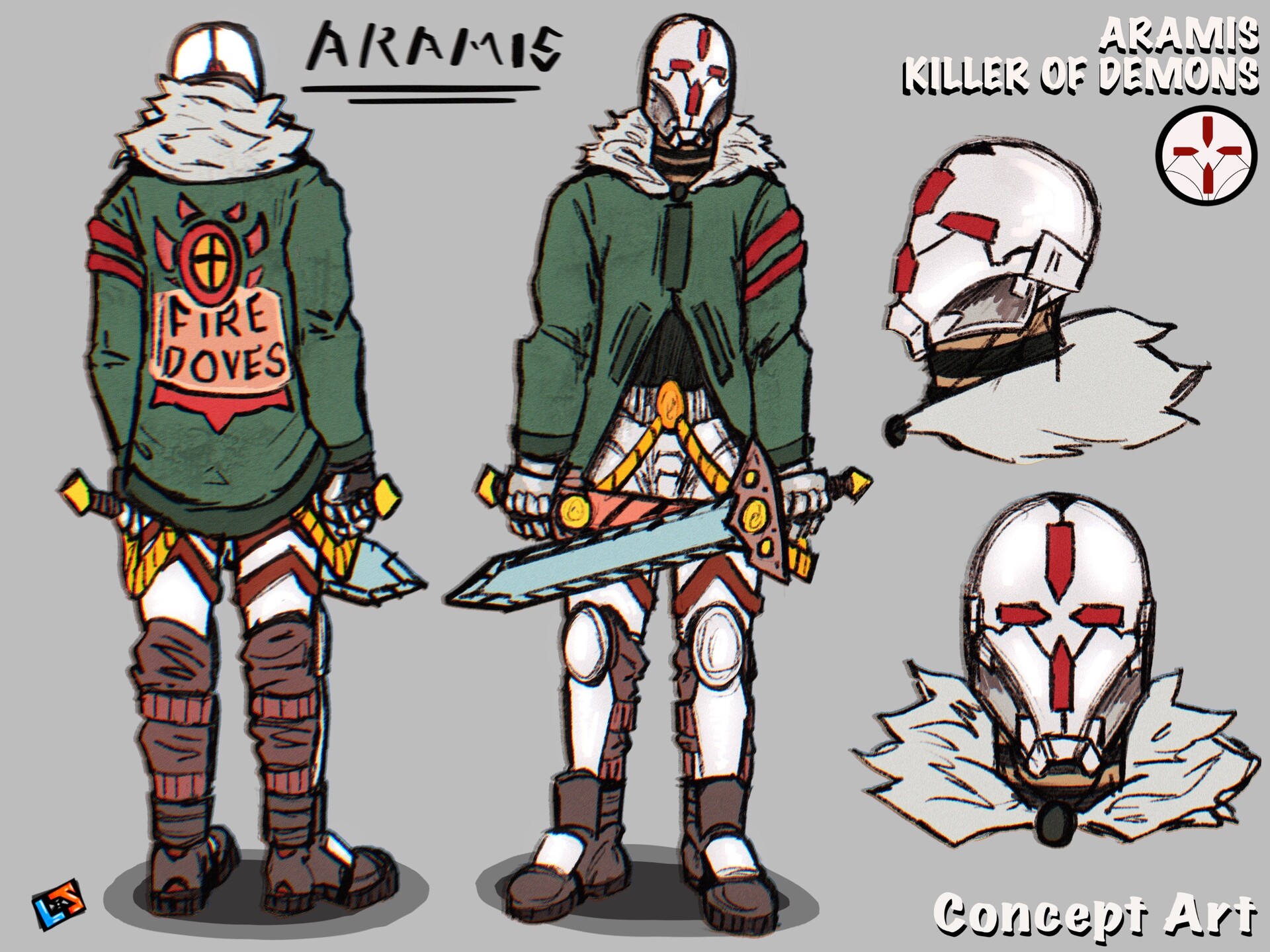 ArtStation - Aramis (Character Sheet)