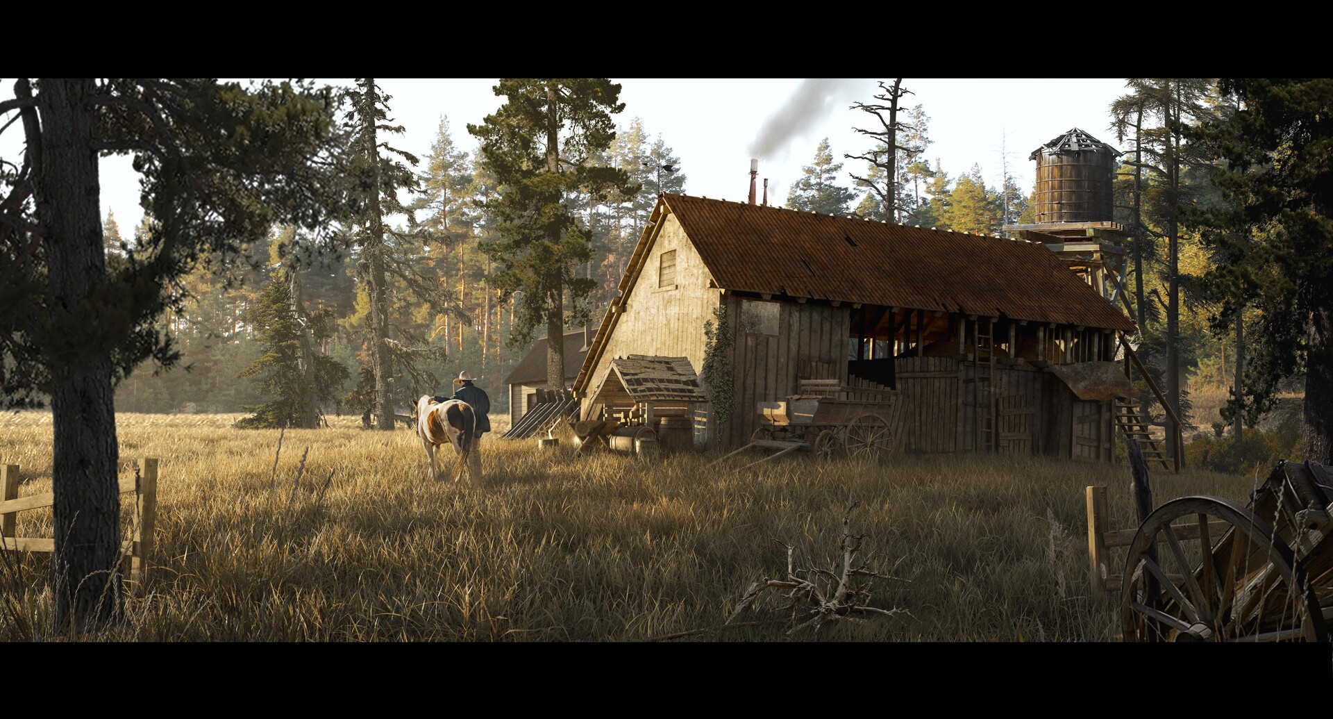 ArtStation - Western Farm