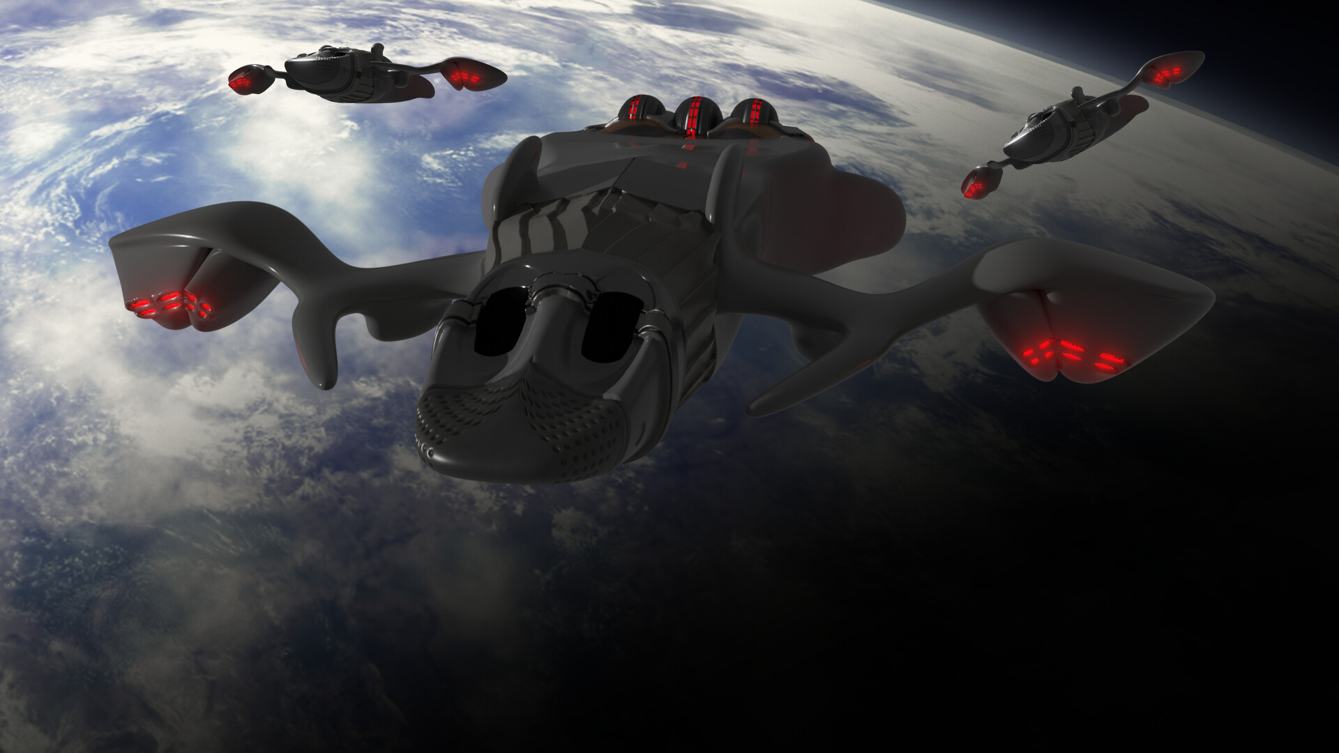 ArtStation - Alien Spaceships.