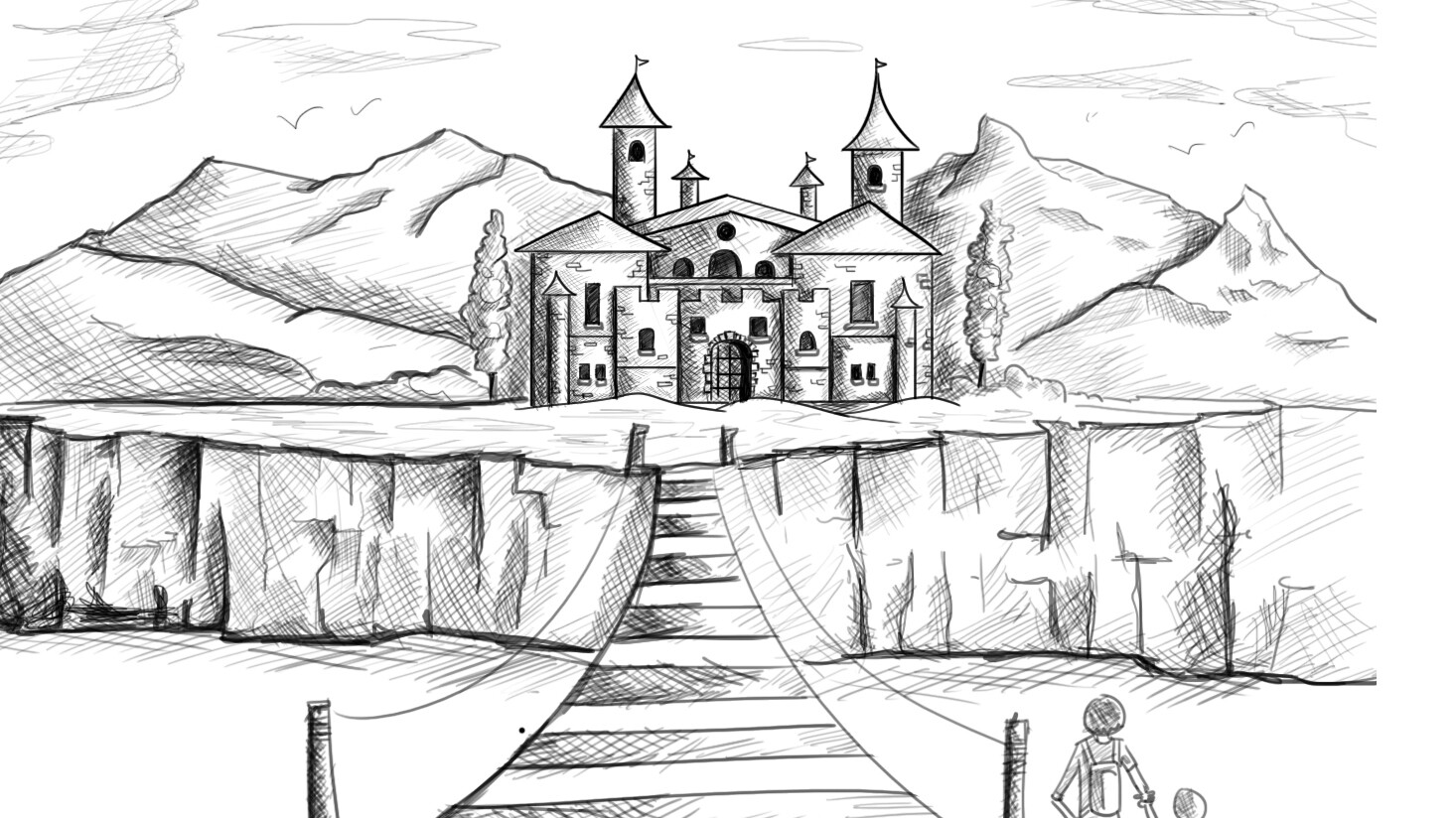 ArtStation - Castle Sketch