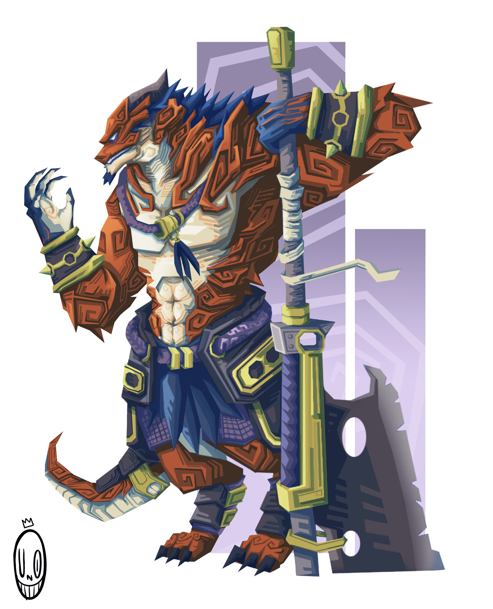 ArtStation - Knar, the fire keeper