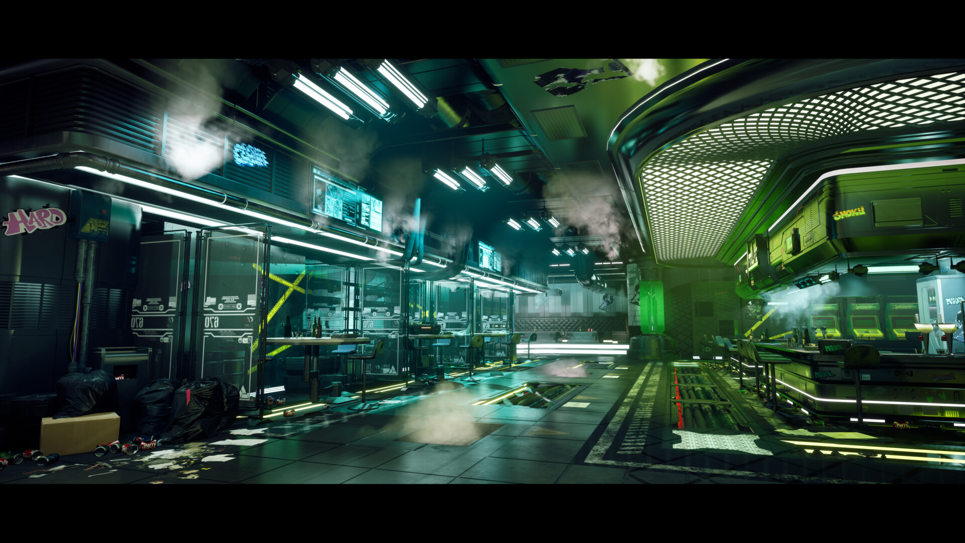 Prudhvi Raj - Cyberpunk 2077 Afterlife Bar Fan art