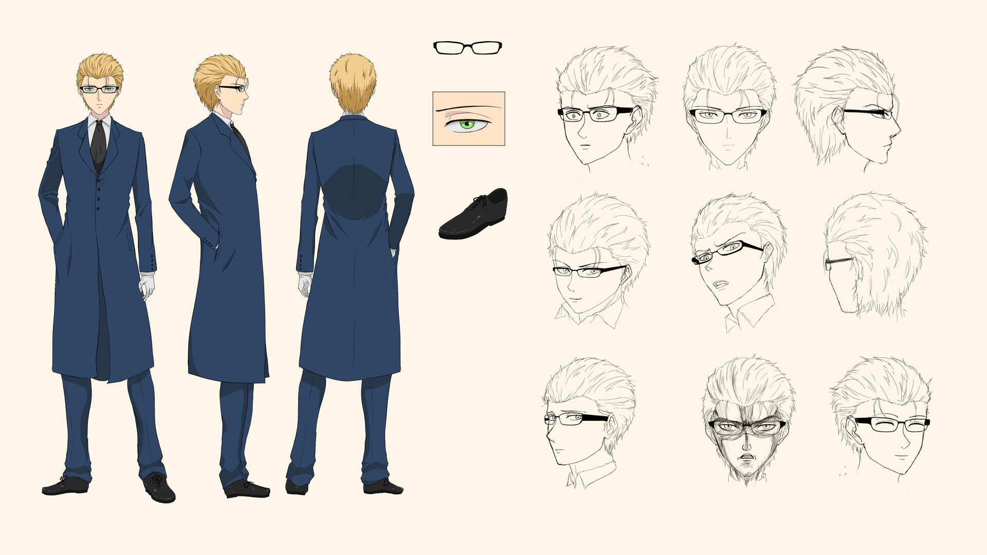 ArtStation - Character sheet 03(Alive)