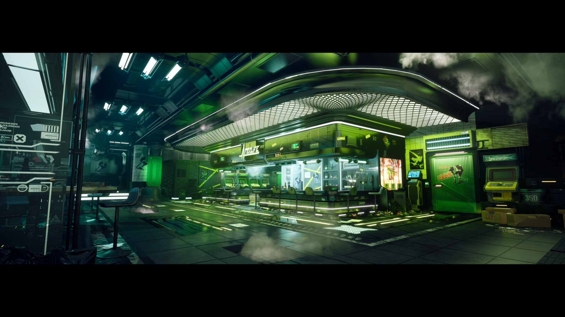 Prudhvi Raj - Cyberpunk 2077 Afterlife Bar Fan art