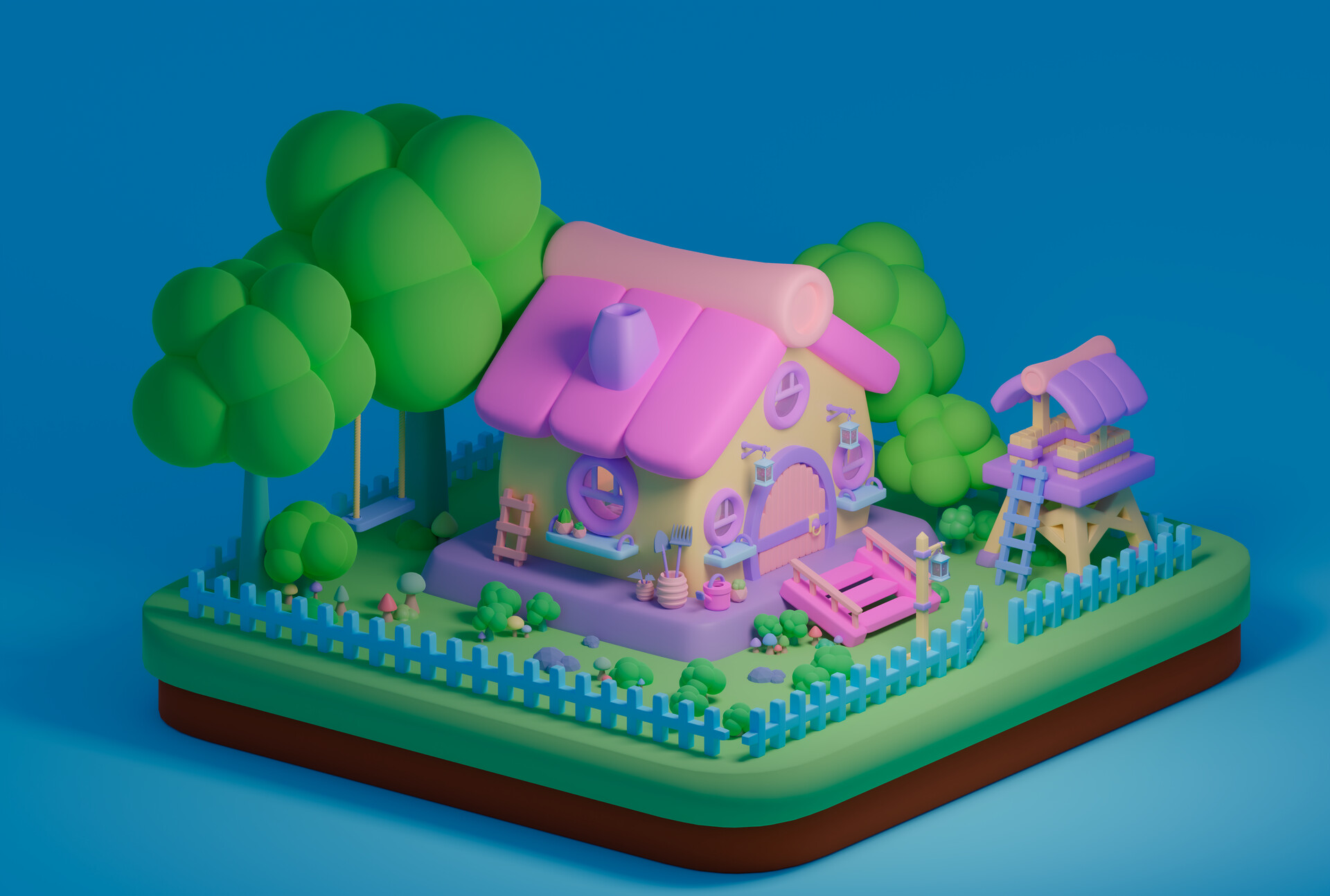 ArtStation - Marshmallow house