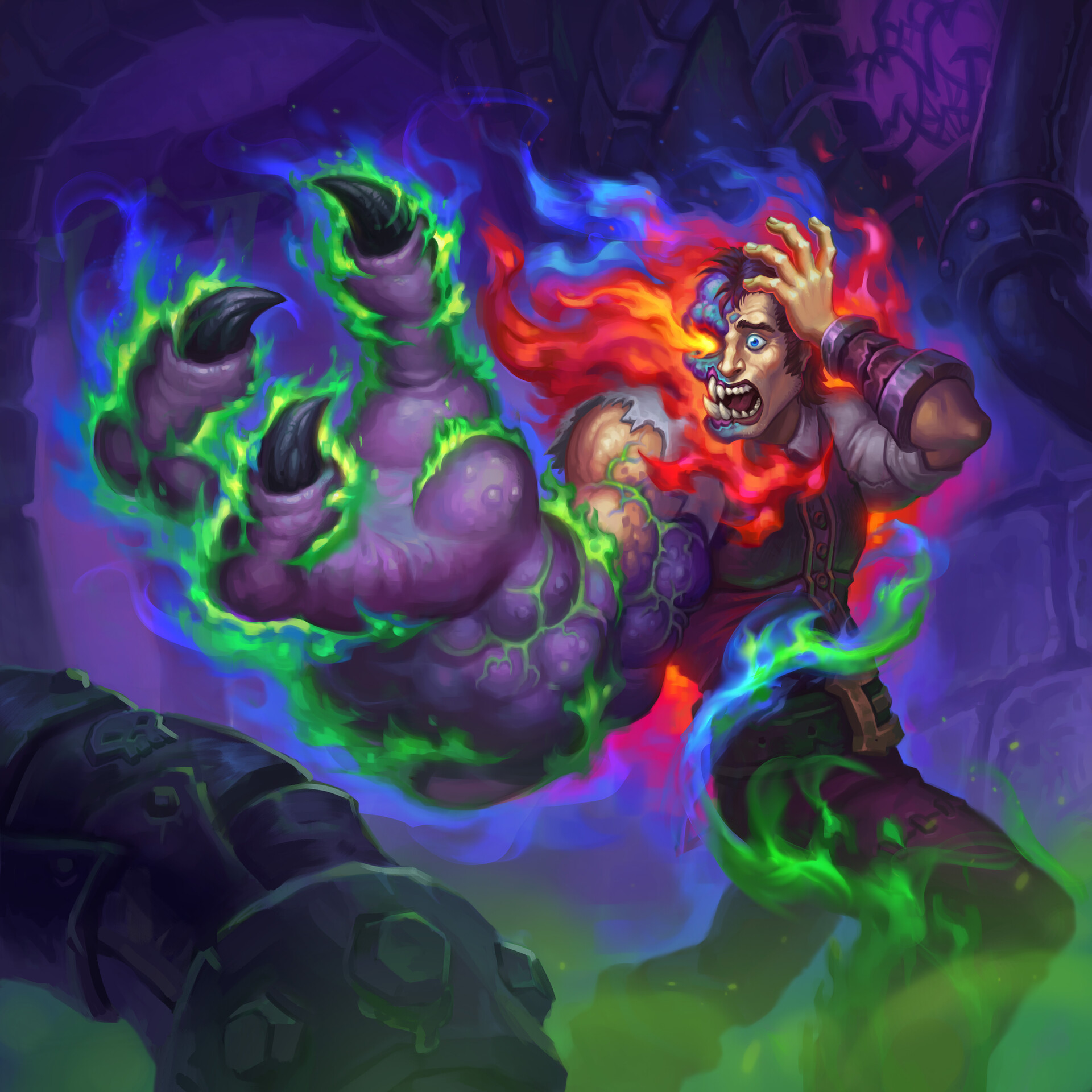 ArtStation - Hearthstone Spell Card | Blazing Transmutation