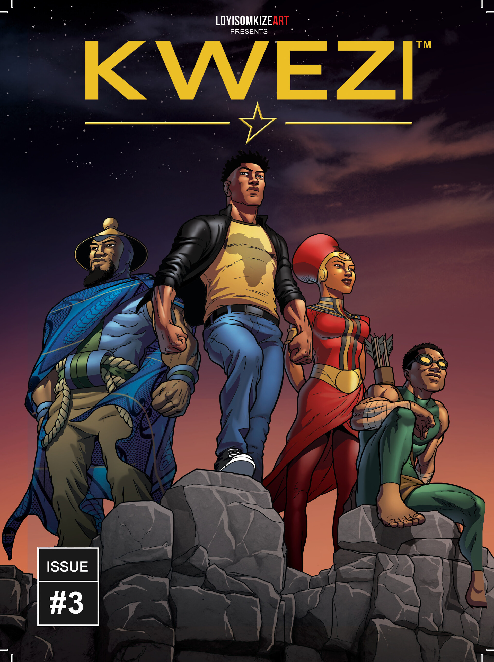 Clyde Beech - Kwezi Comics Cover Art