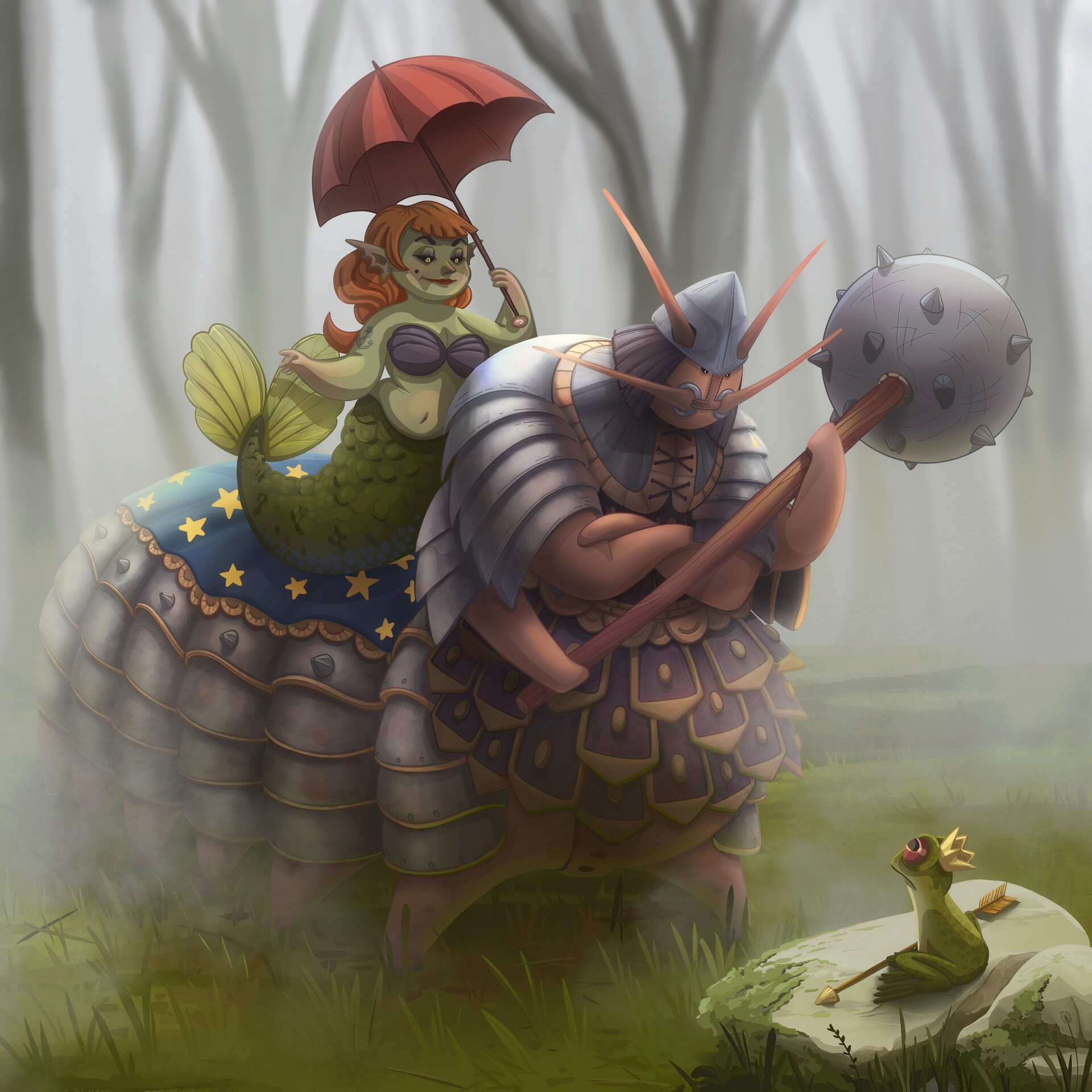 ArtStation - Give me the arrow, Princess!