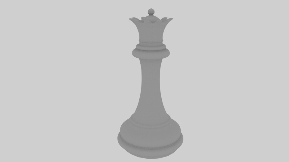 ArtStation - 3D Model - Chess Queen