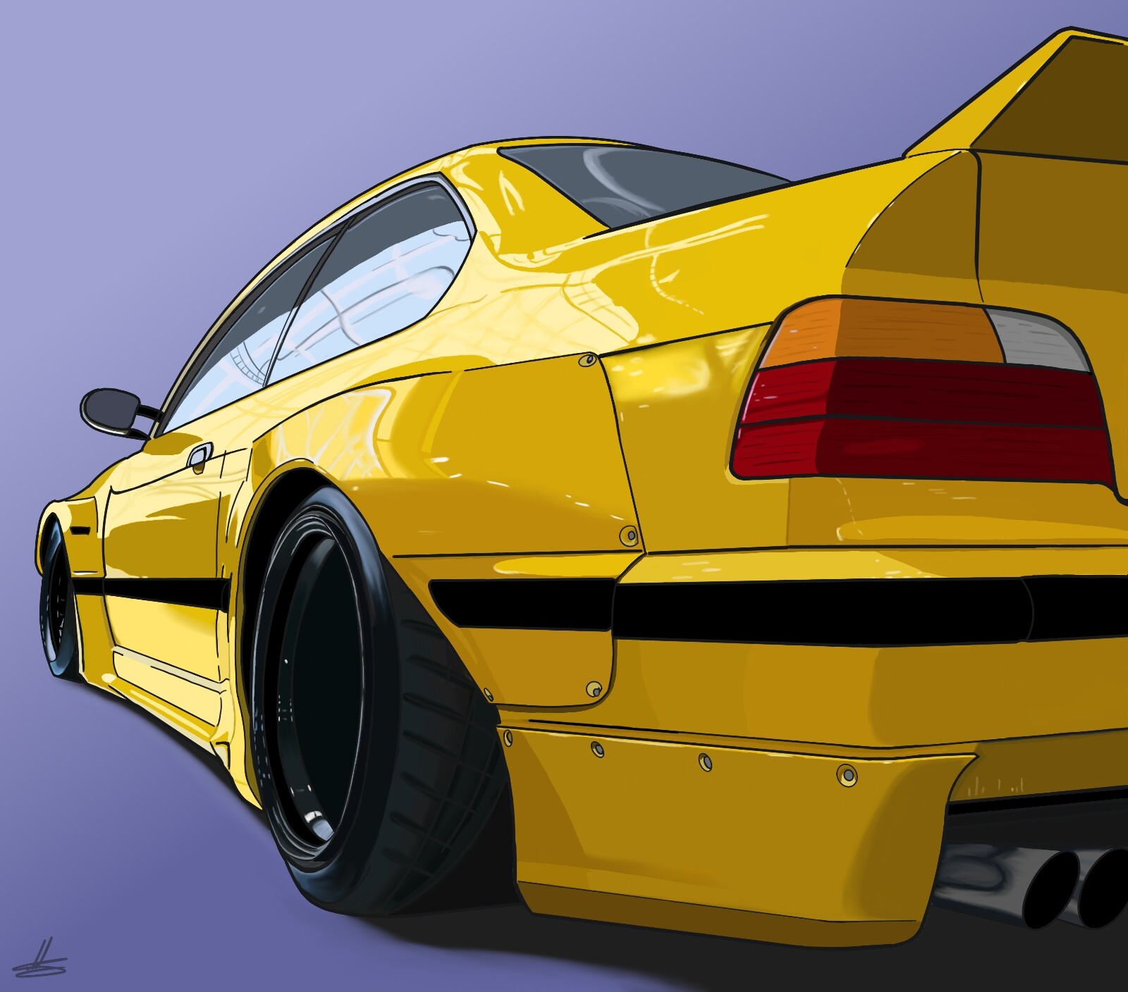 ArtStation - BMW M3 E46