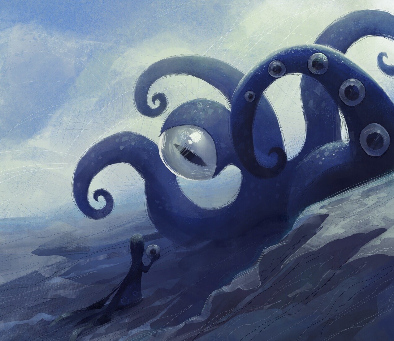 ArtStation - Eye stealing monster