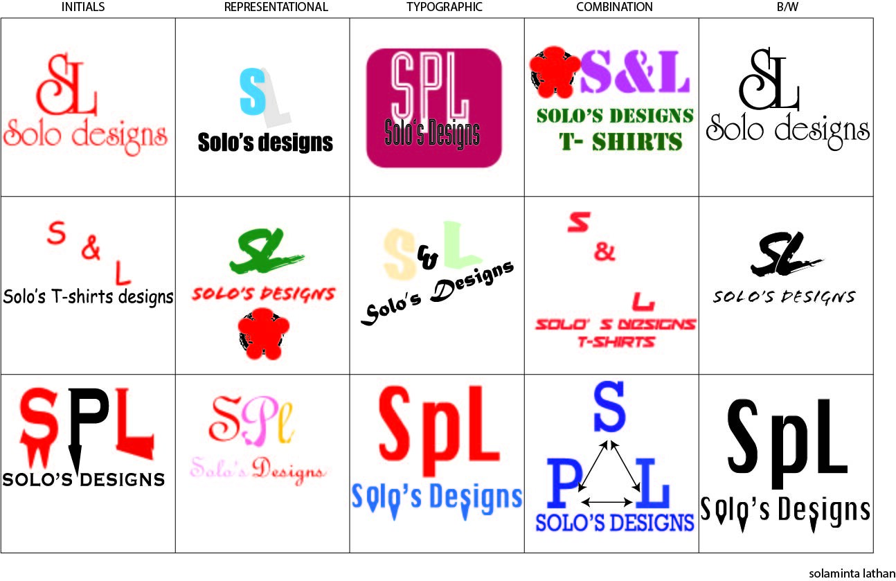 Solaminta Lathan - My Personal logo designs