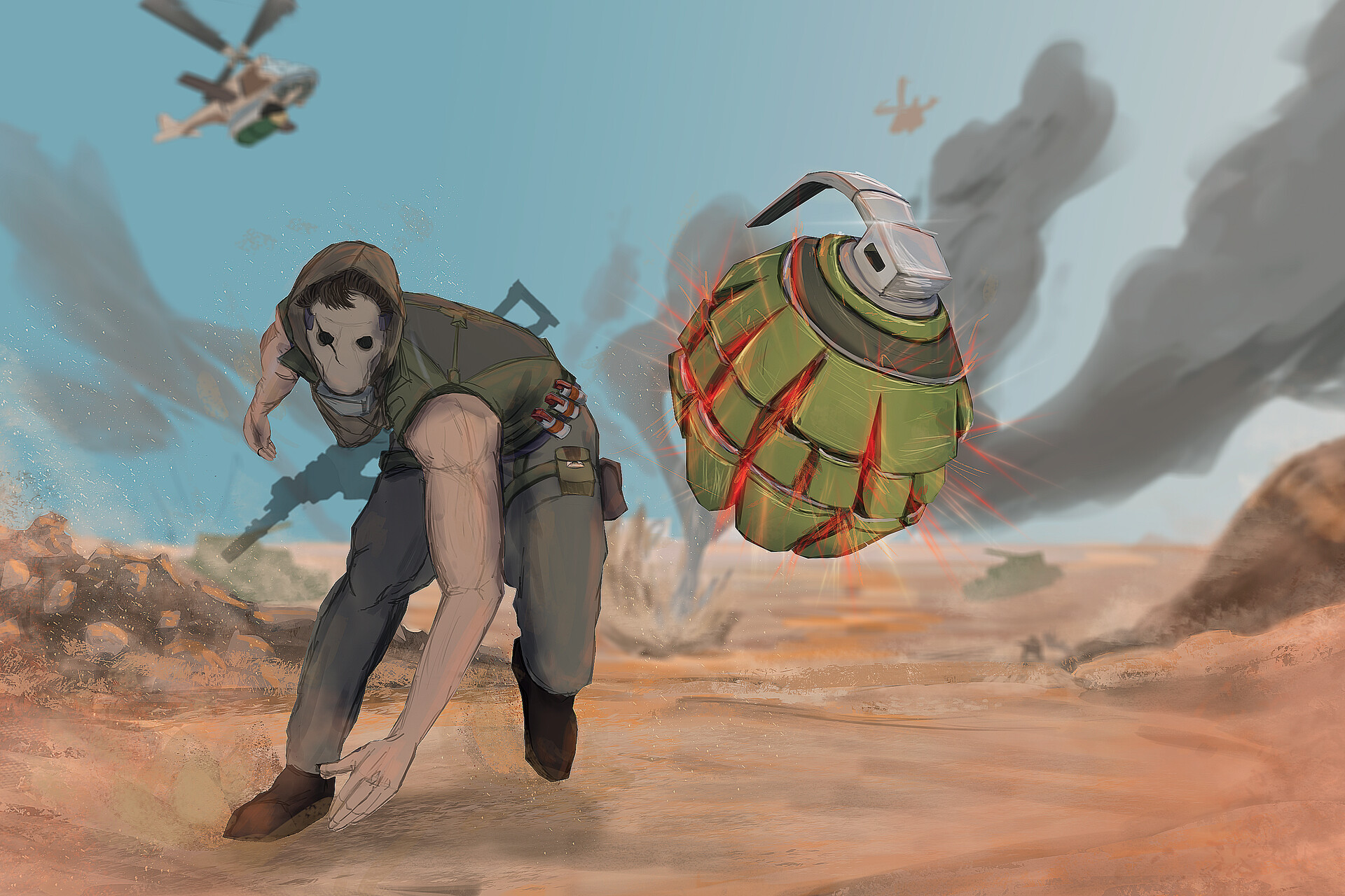 ArtStation - "Fire in a hole"