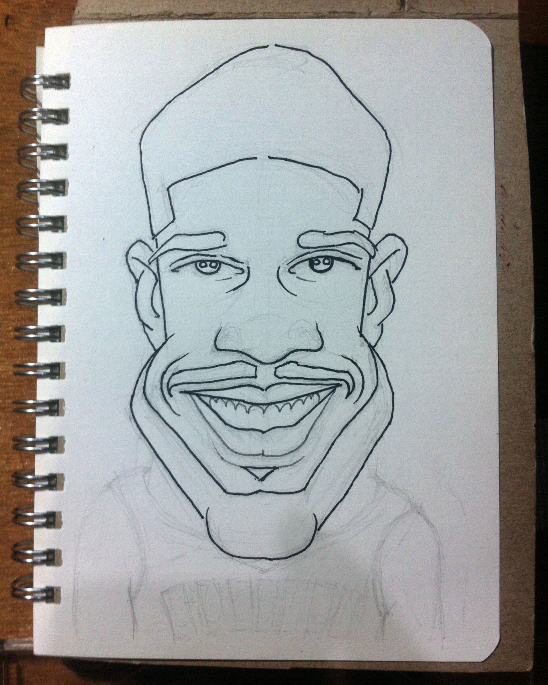 Dan Viloria - Traditional Caricature : Jason Tatum