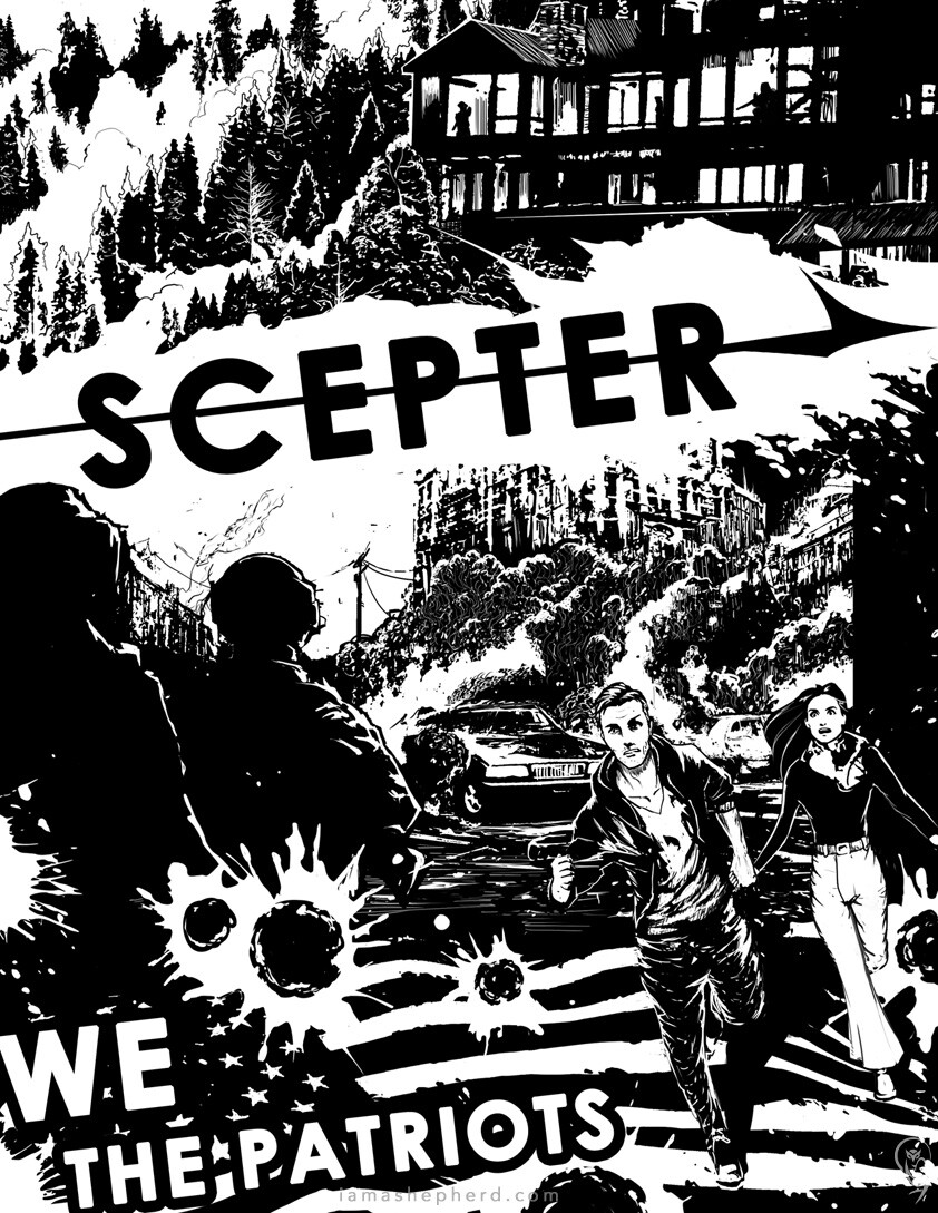 ArtStation - Scepter: We the Patriots Cover Art