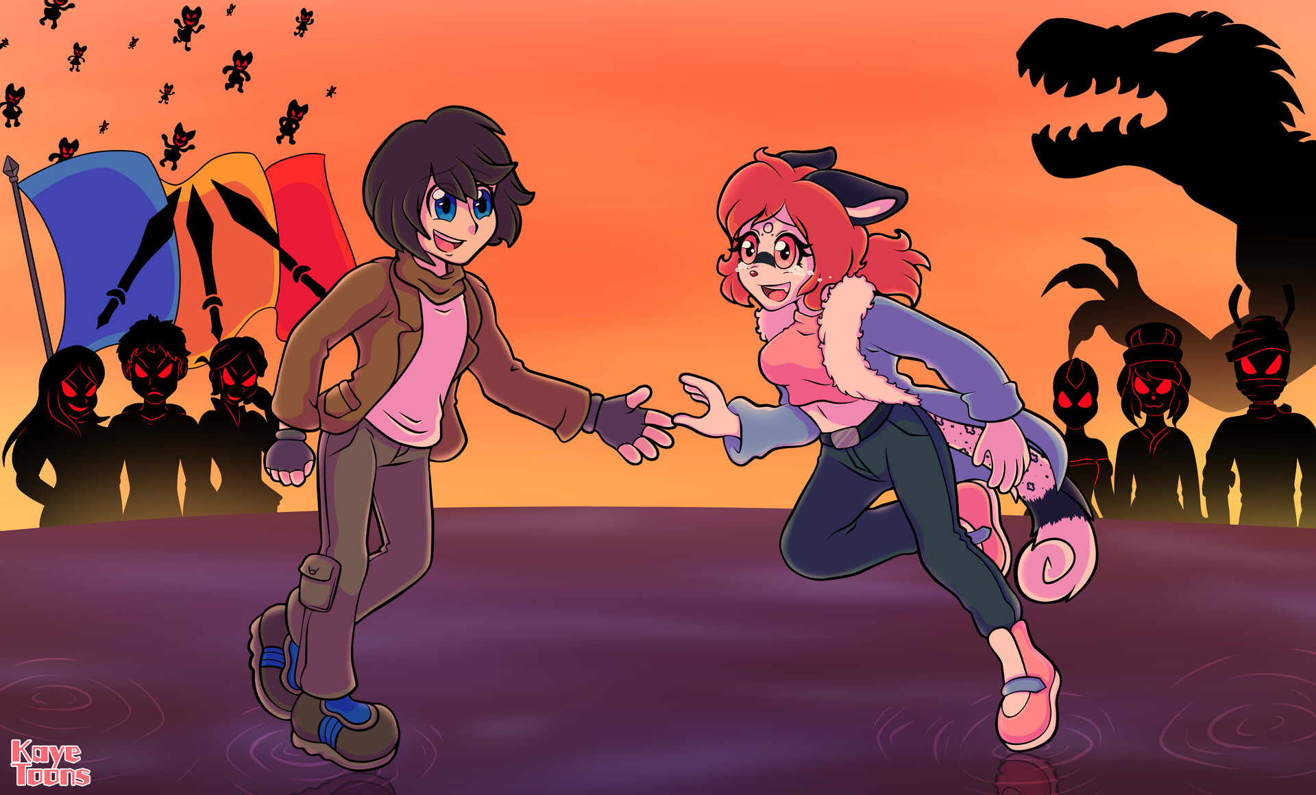 ArtStation - From Different Worlds - Commission