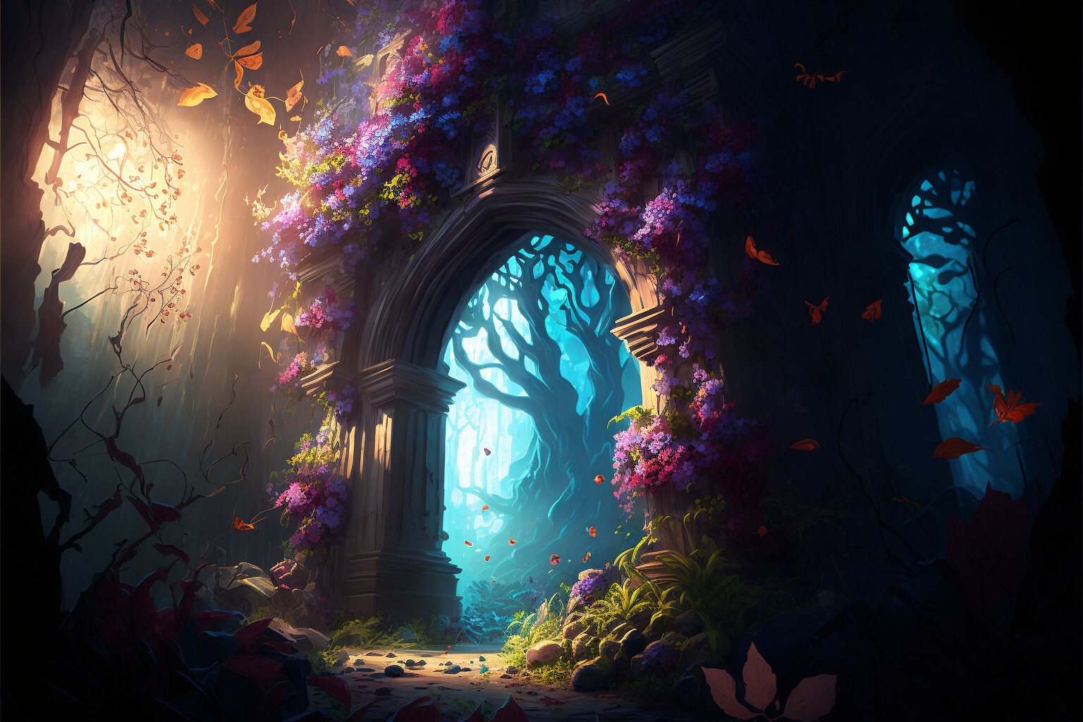 ArtStation - Enchanted Oasis: Exploring Nature's Splendor in a Hidden ...