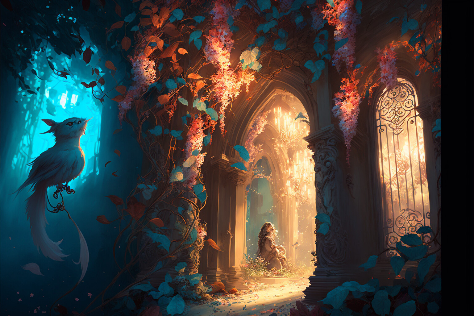 ArtStation - Enchanted Oasis: Exploring Nature's Splendor in a Hidden ...