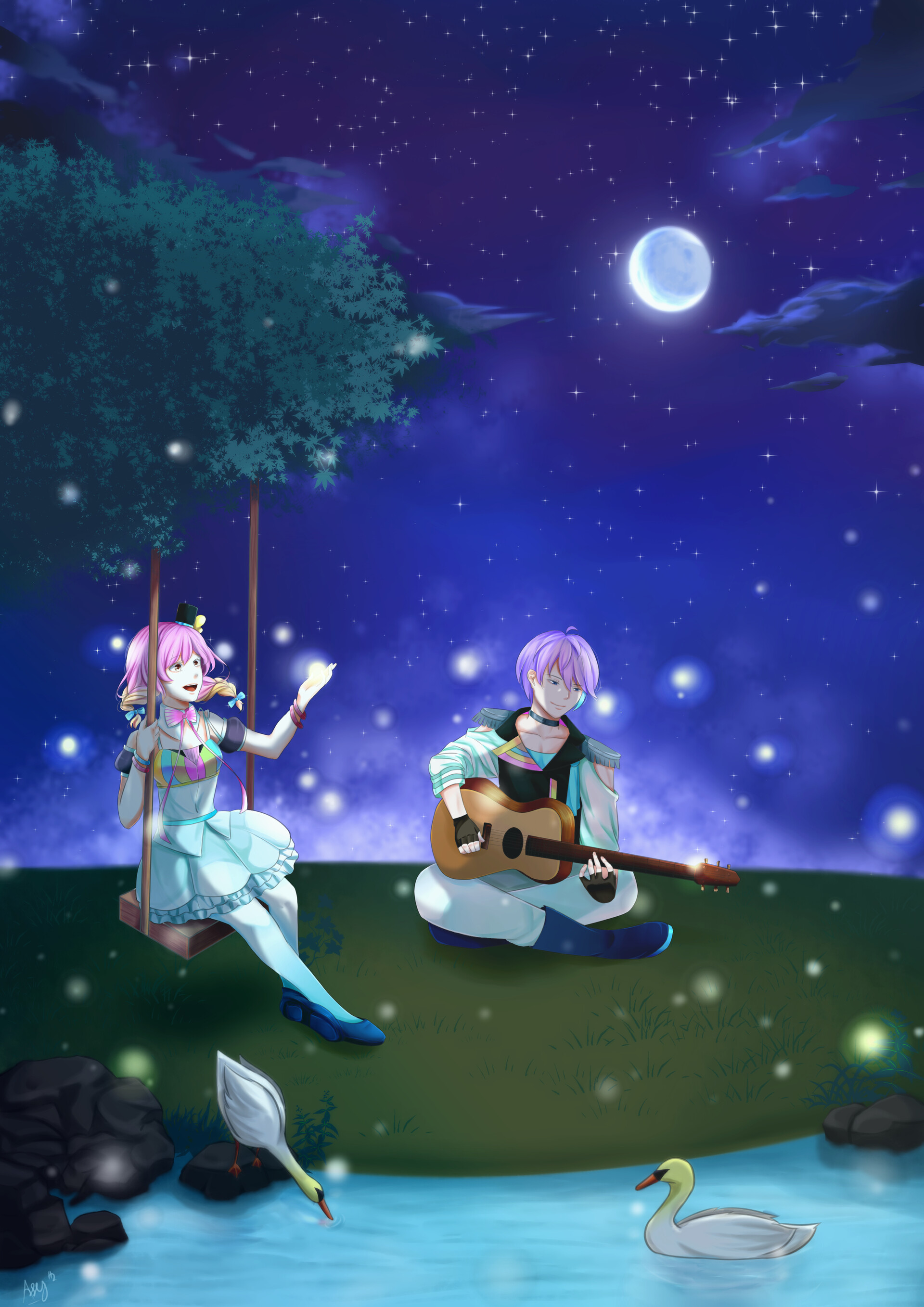 ArtStation - Kotone and Kanon Fanart