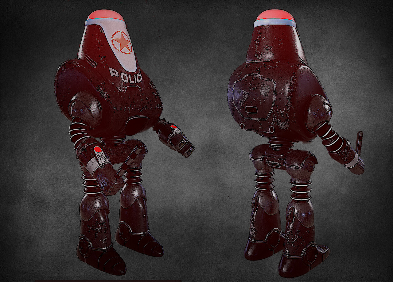 ArtStation - Protectron Fallout