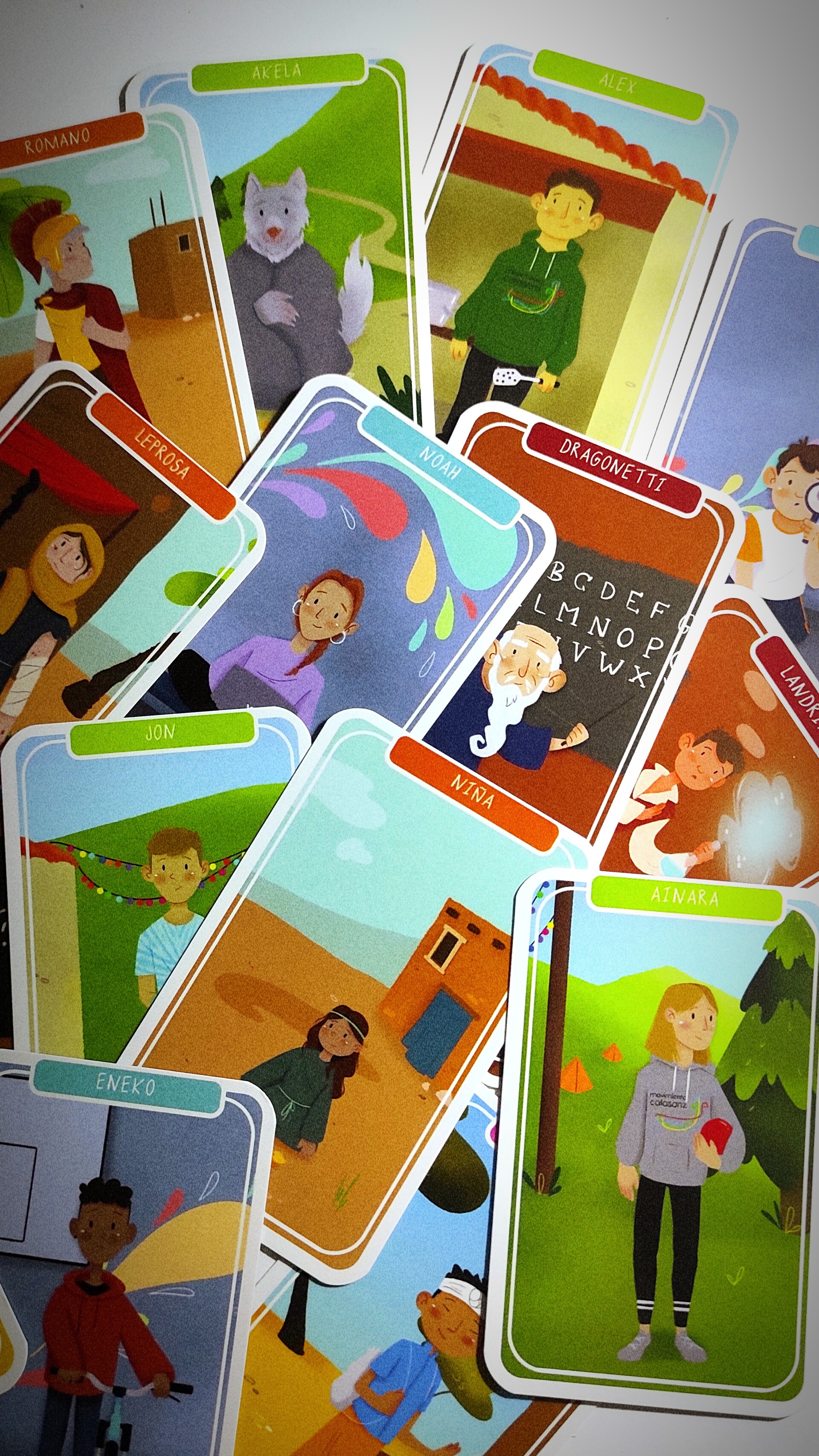 ArtStation - Card game "Las familias"