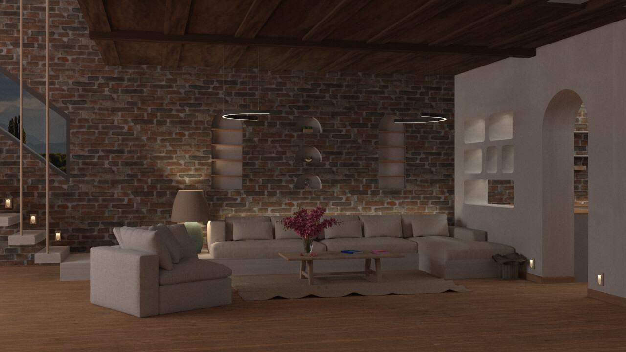 ArtStation - cave house