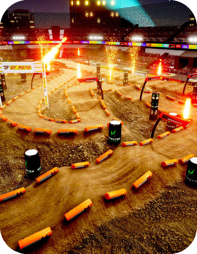 ArtStation - Stadium Env For Mx Bikes Game