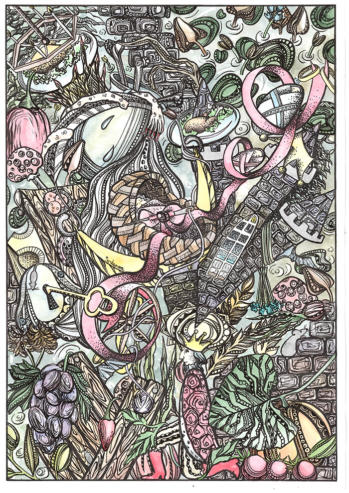 ArtStation - Illustration for an italian fairy tale (6)