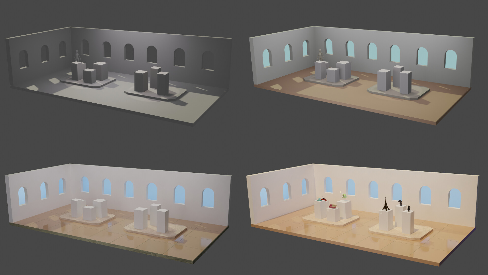 ArtStation - Museum - Process