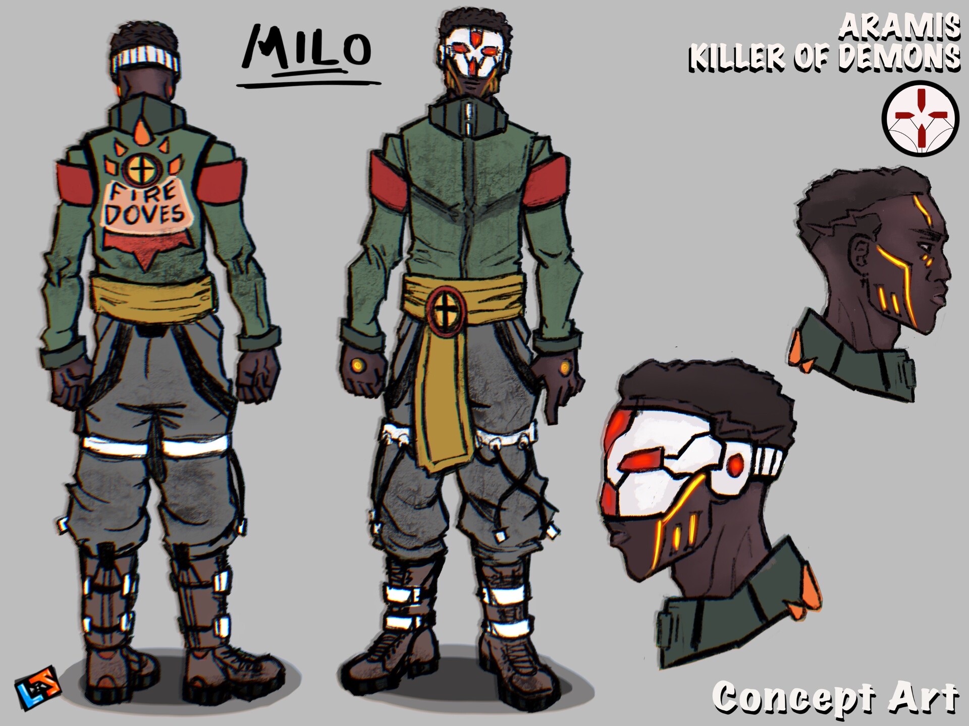 ArtStation - Milo (Character Sheet)