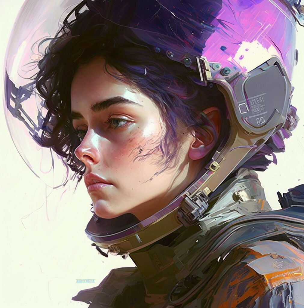 ArtStation - Futuristic Pilot via Midjourney