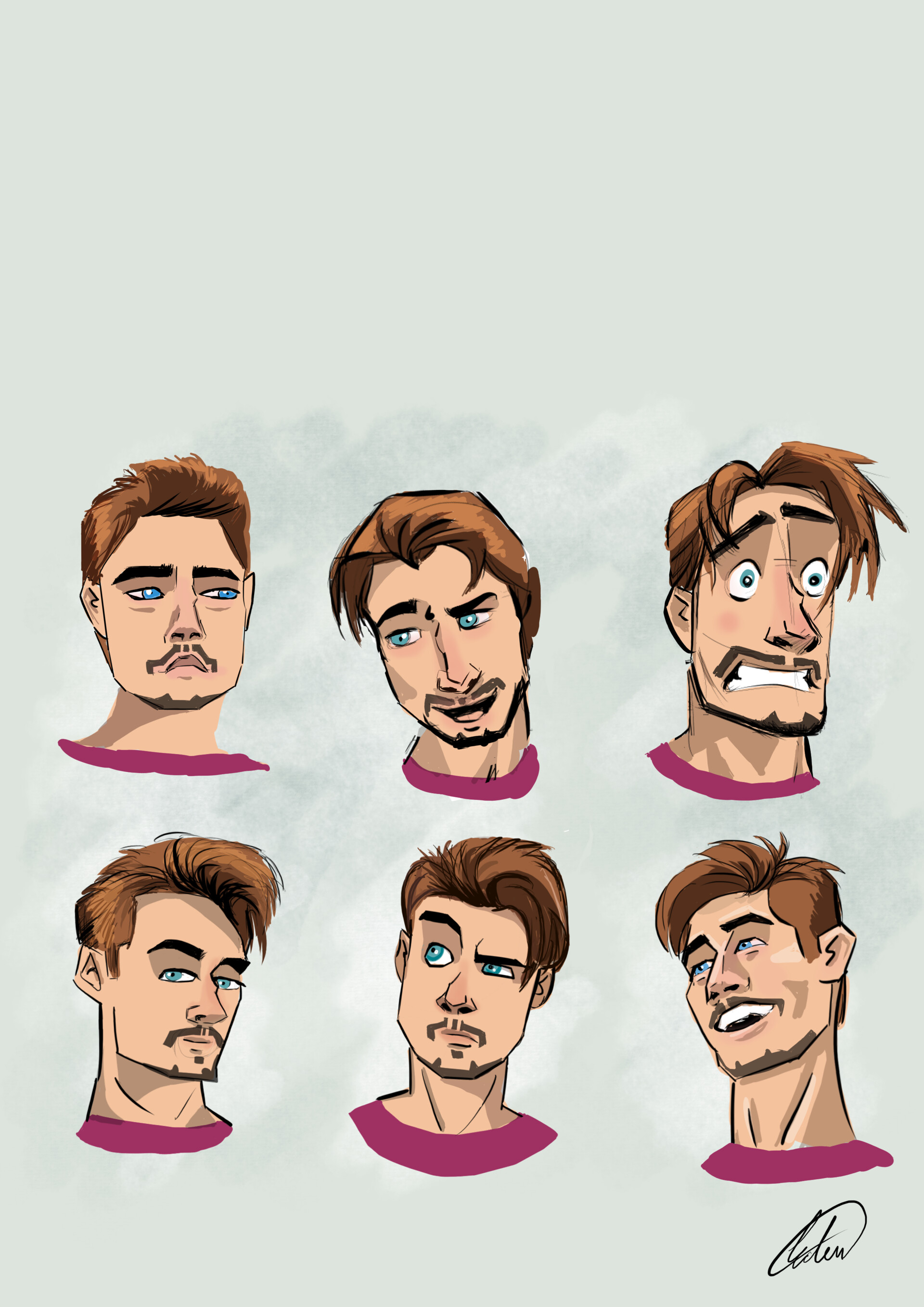 ArtStation - 2d Character design