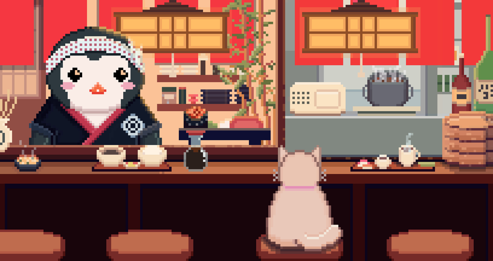 ArtStation - Pengu the Sushi Master