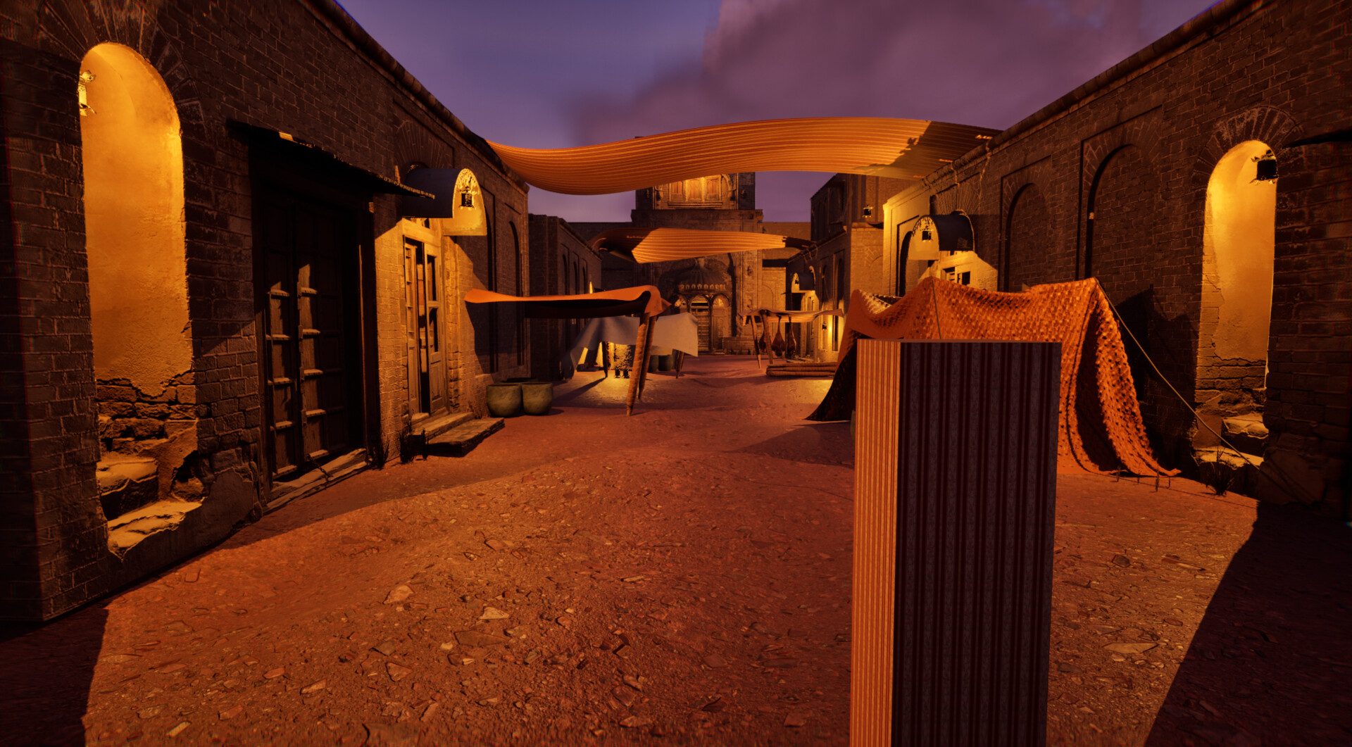 ArtStation - Old Arabian market scene (work in progress)