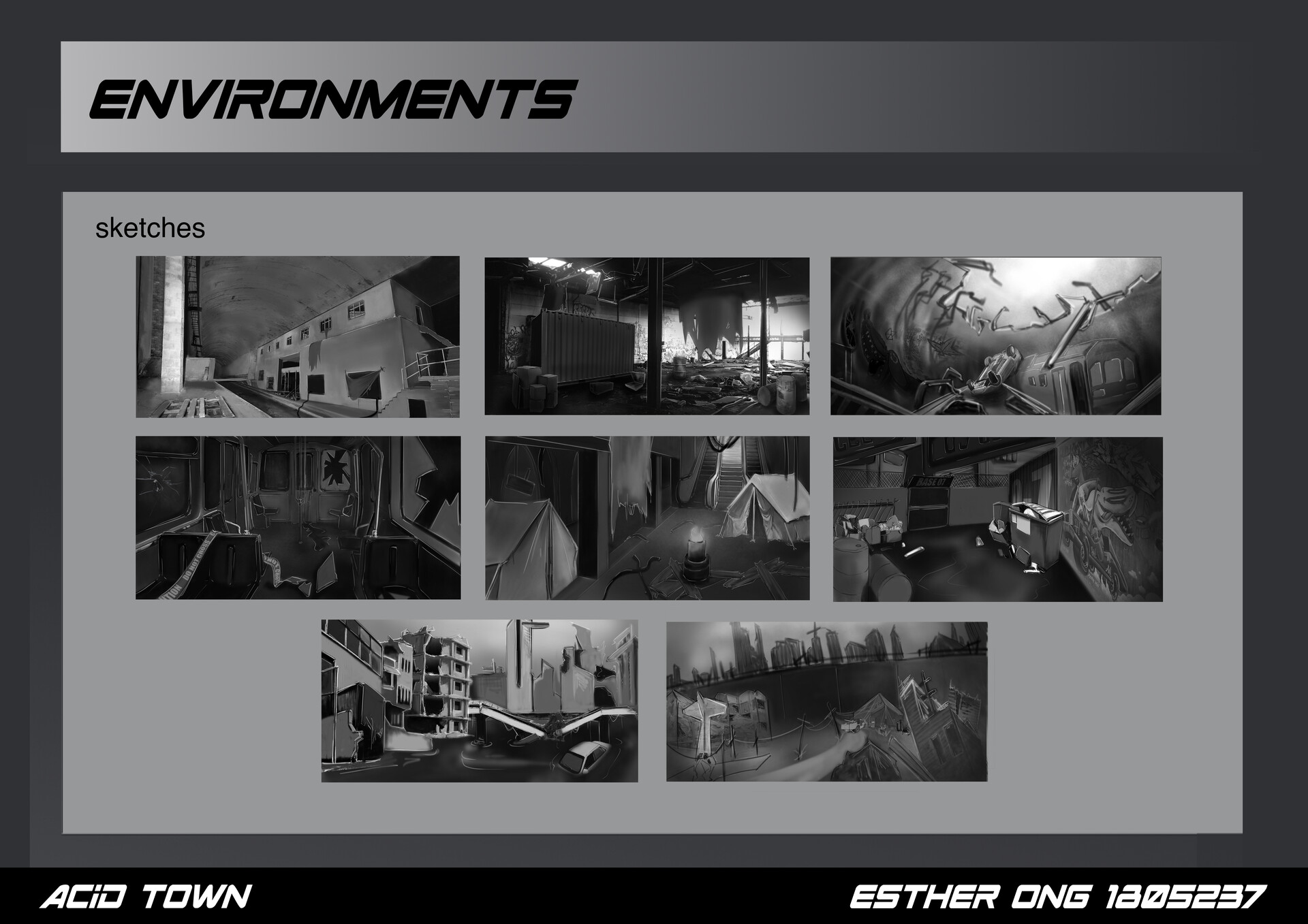 Esther Ong - Acid Town [Environment Design 1]