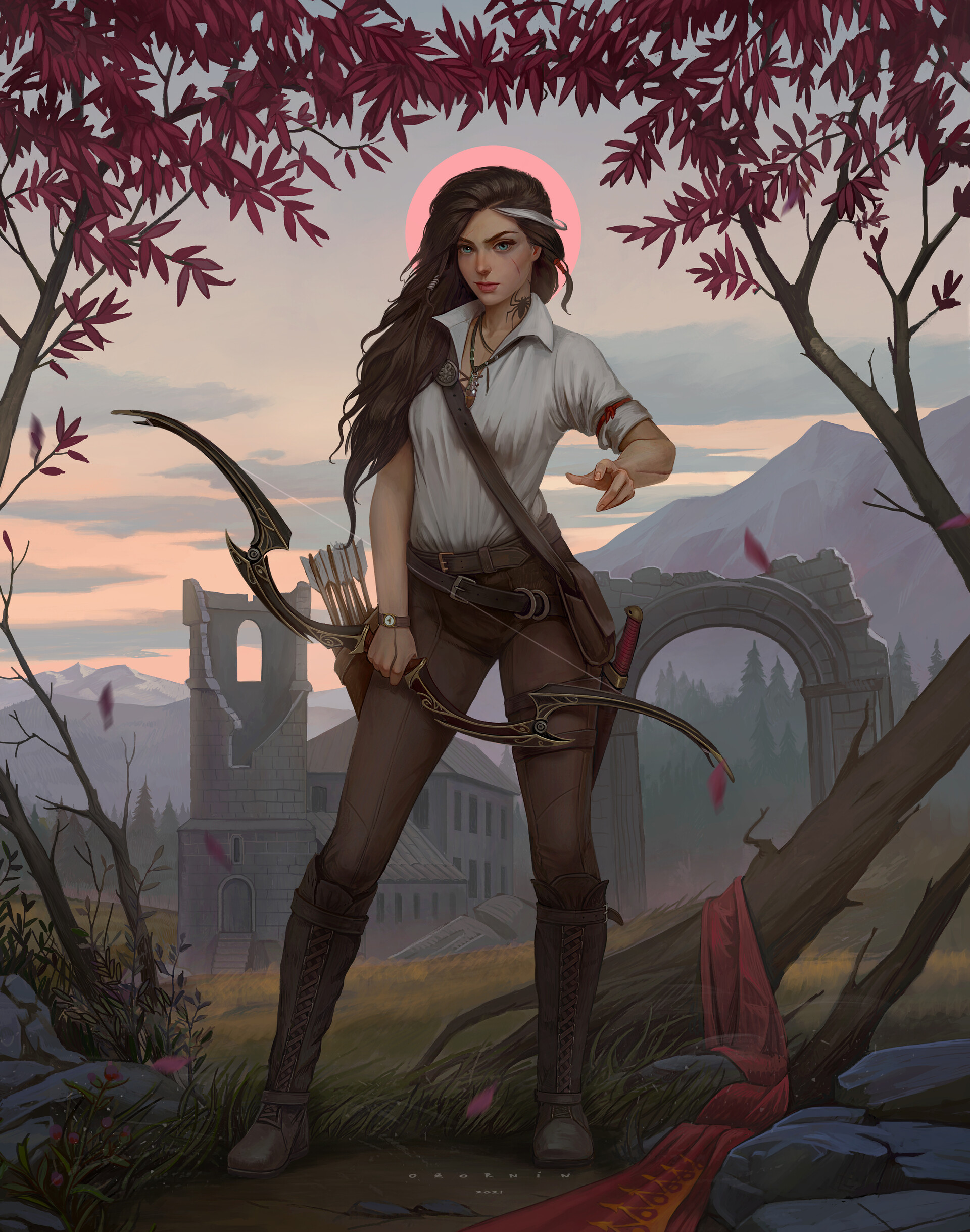 ArtStation - Red moons of Kvertind - Spring