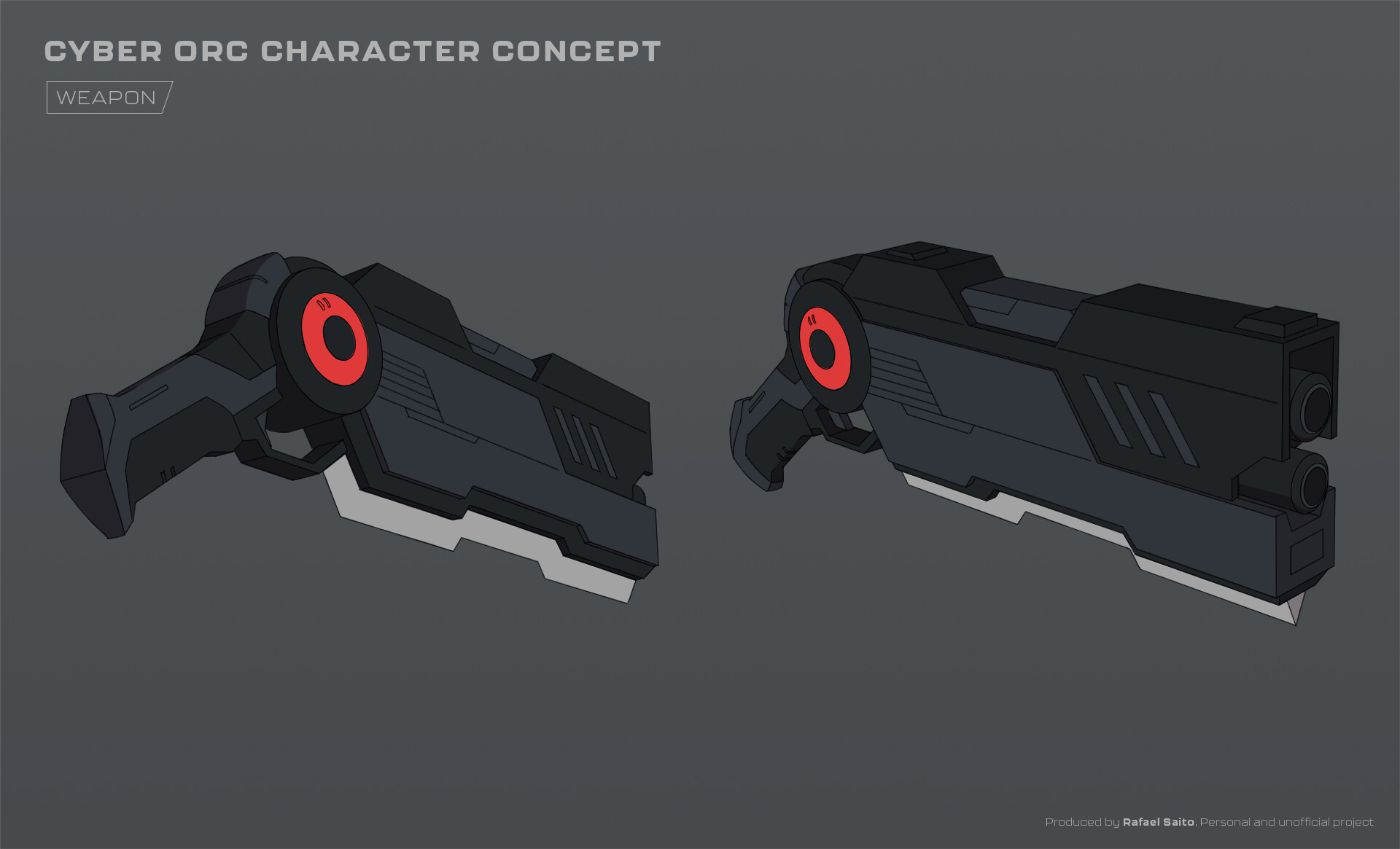 Rafael Saito - Cyber Orc - character concept