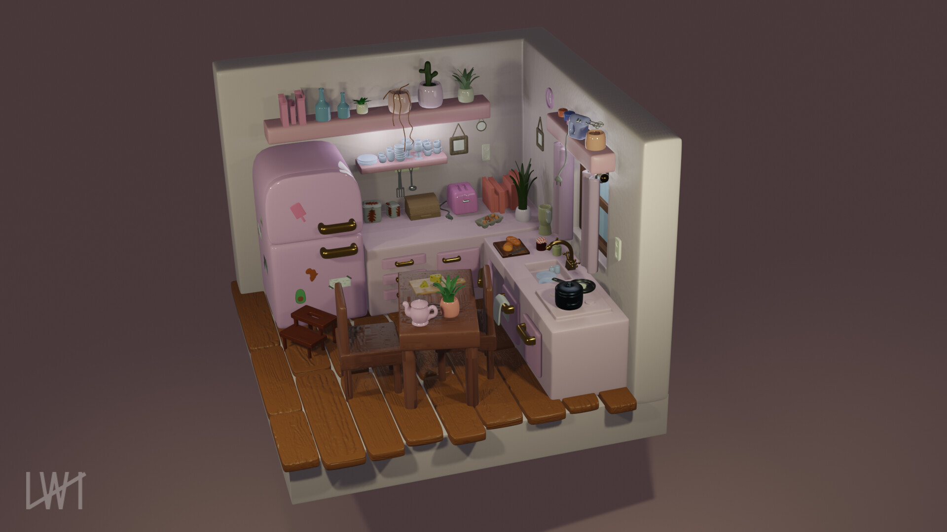 ArtStation - Cute Kitchen