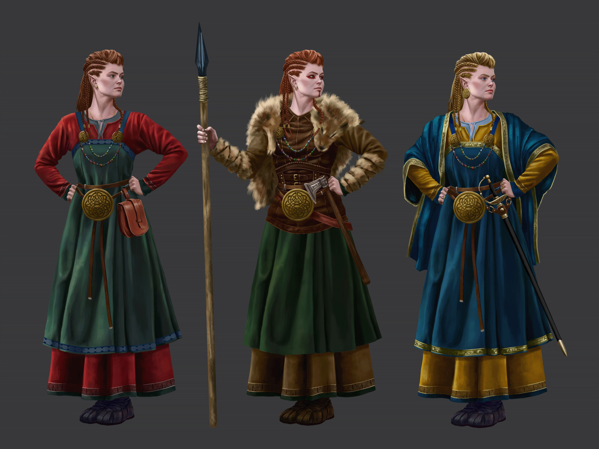 ArtStation - Highland Elf (personal project)