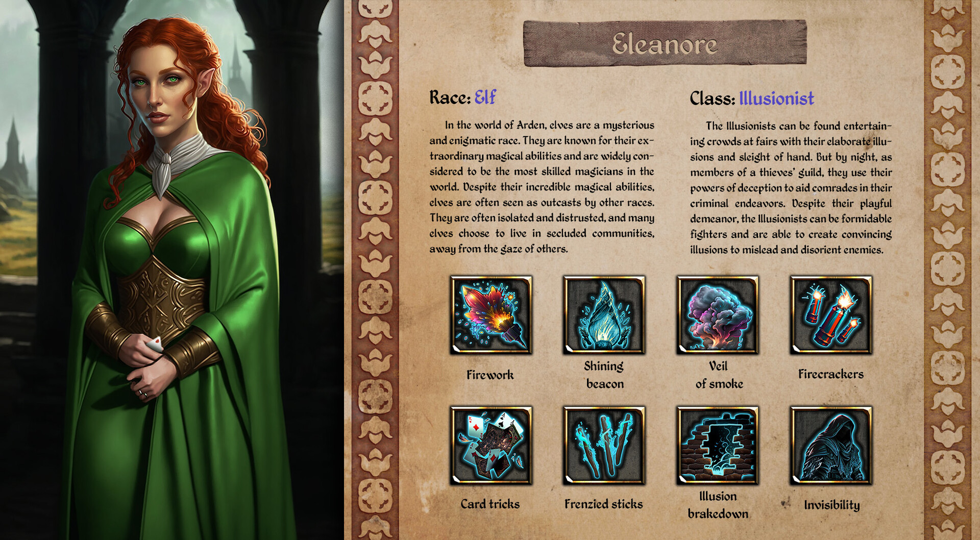 ArtStation - "About Thieves" character sheets