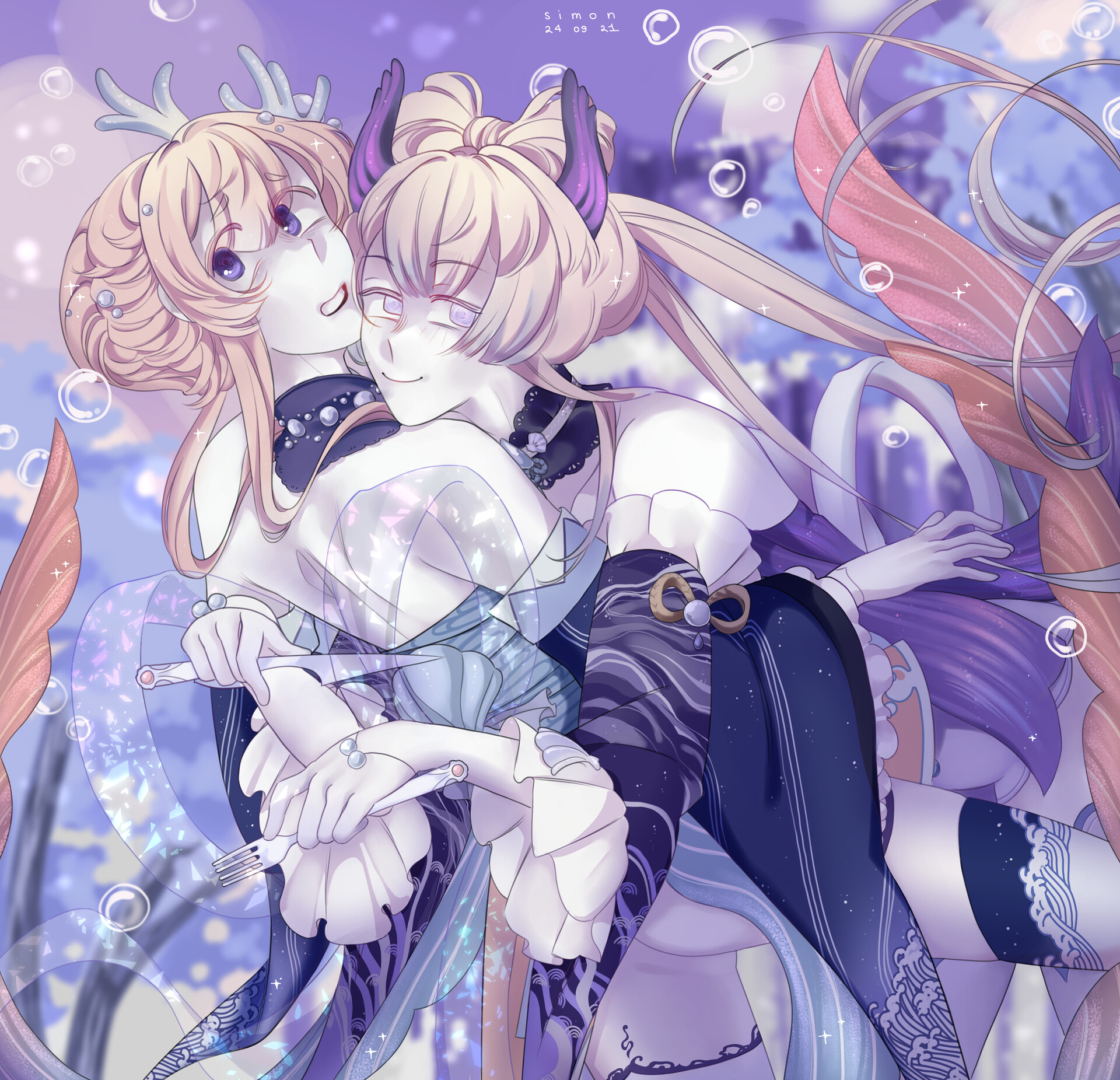 simon - Kokomi eats Mimi