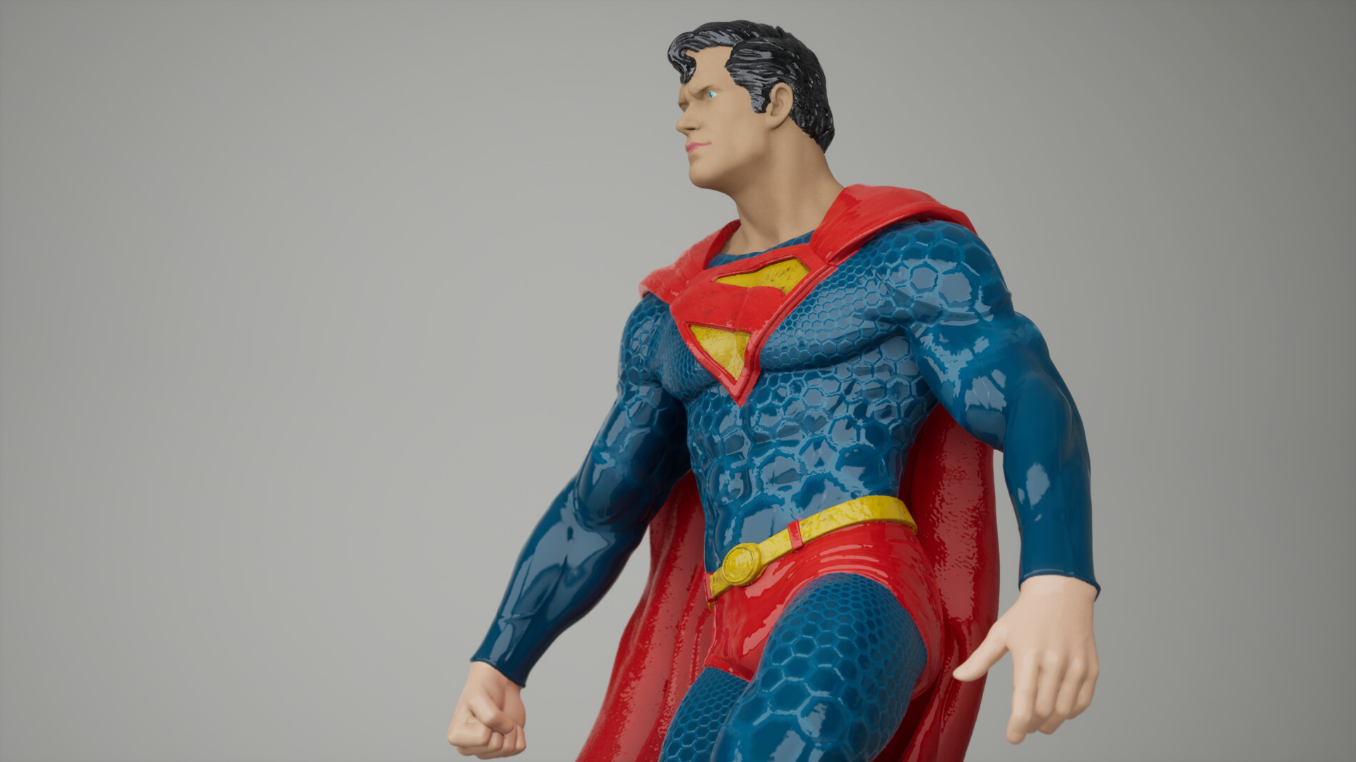 ArtStation - Superman 3D Painted | STL file for color 3d printing
