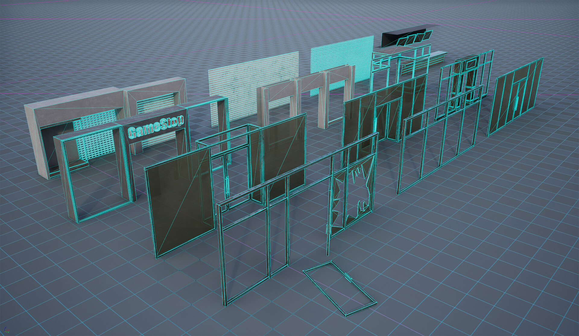 Dan Mihal'kov - Modular Abandoned Mall / UE5