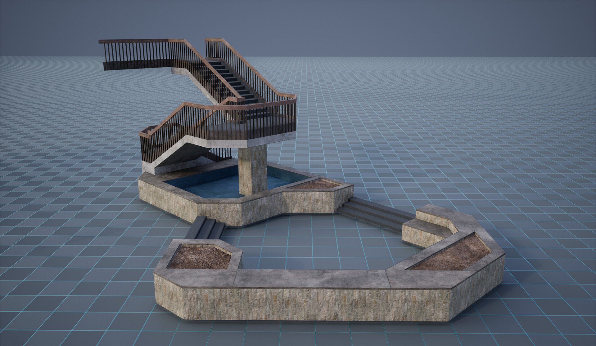 Dan Mihal'kov - Modular Abandoned Mall / UE5