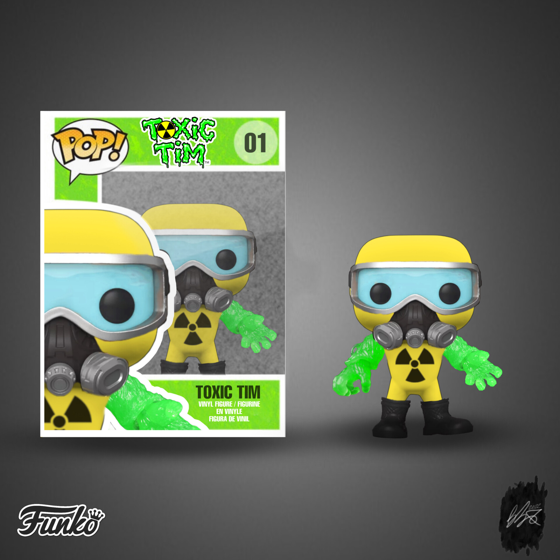 ArtStation - Toxic Tim Funko Pop