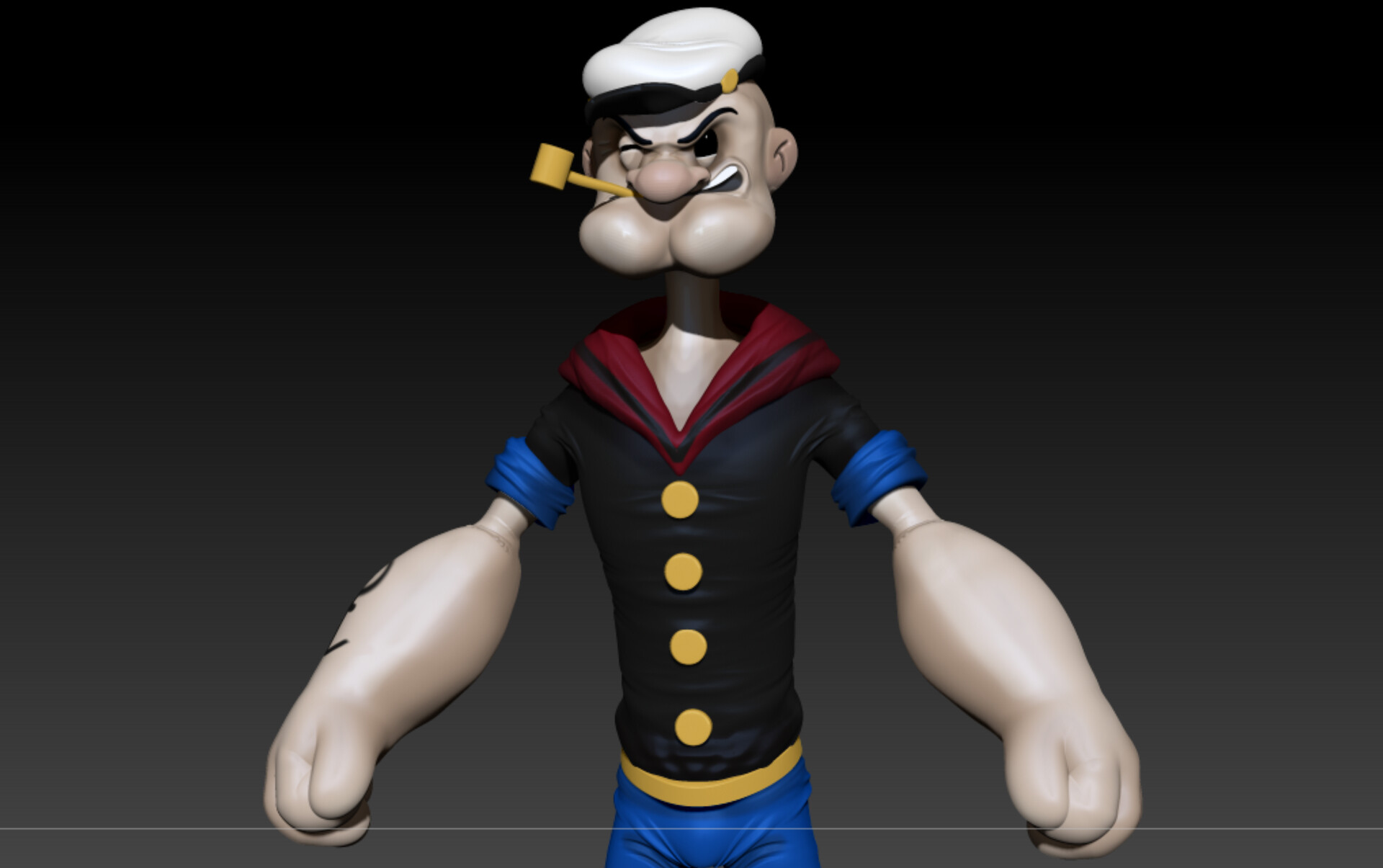 ArtStation - POPEYE FAN ART (WIP)