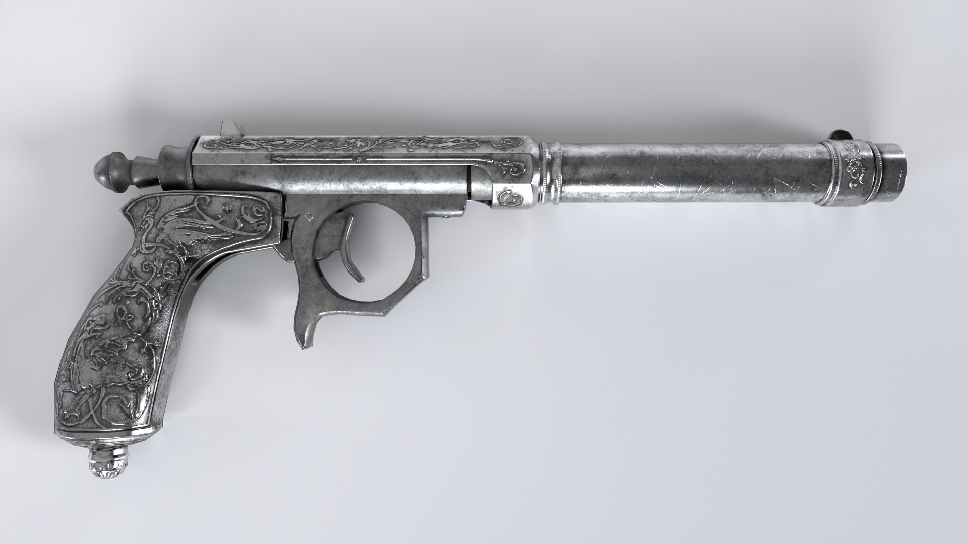 ArtStation - Joalland Needle Fire Pistol