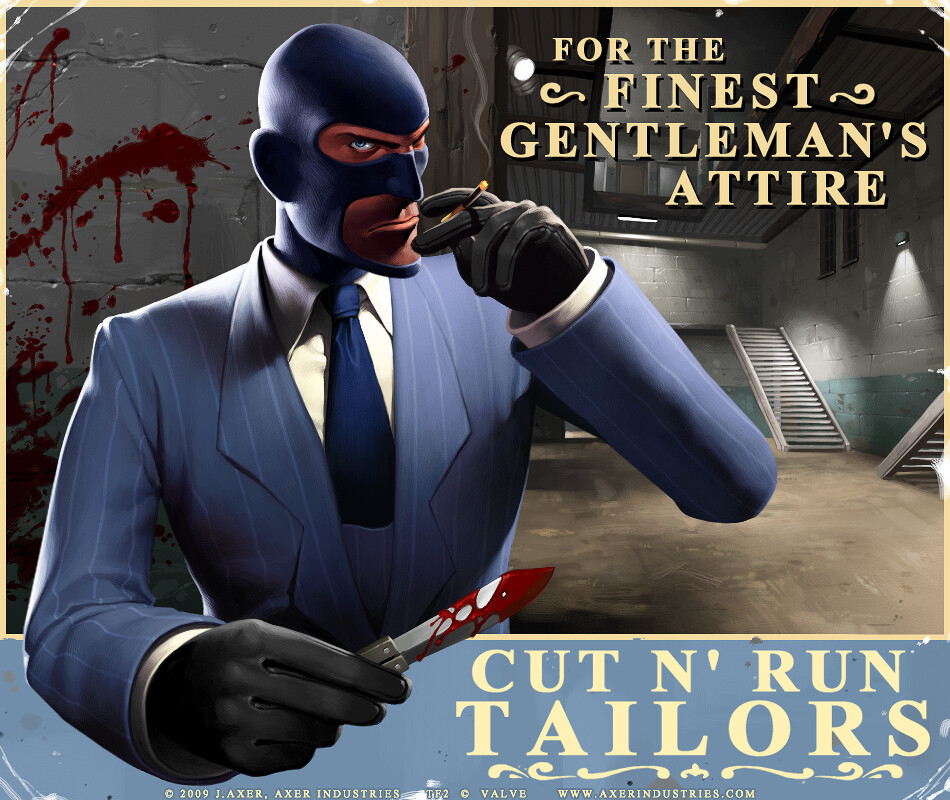 ArtStation - TF2 - Spy Propaganda