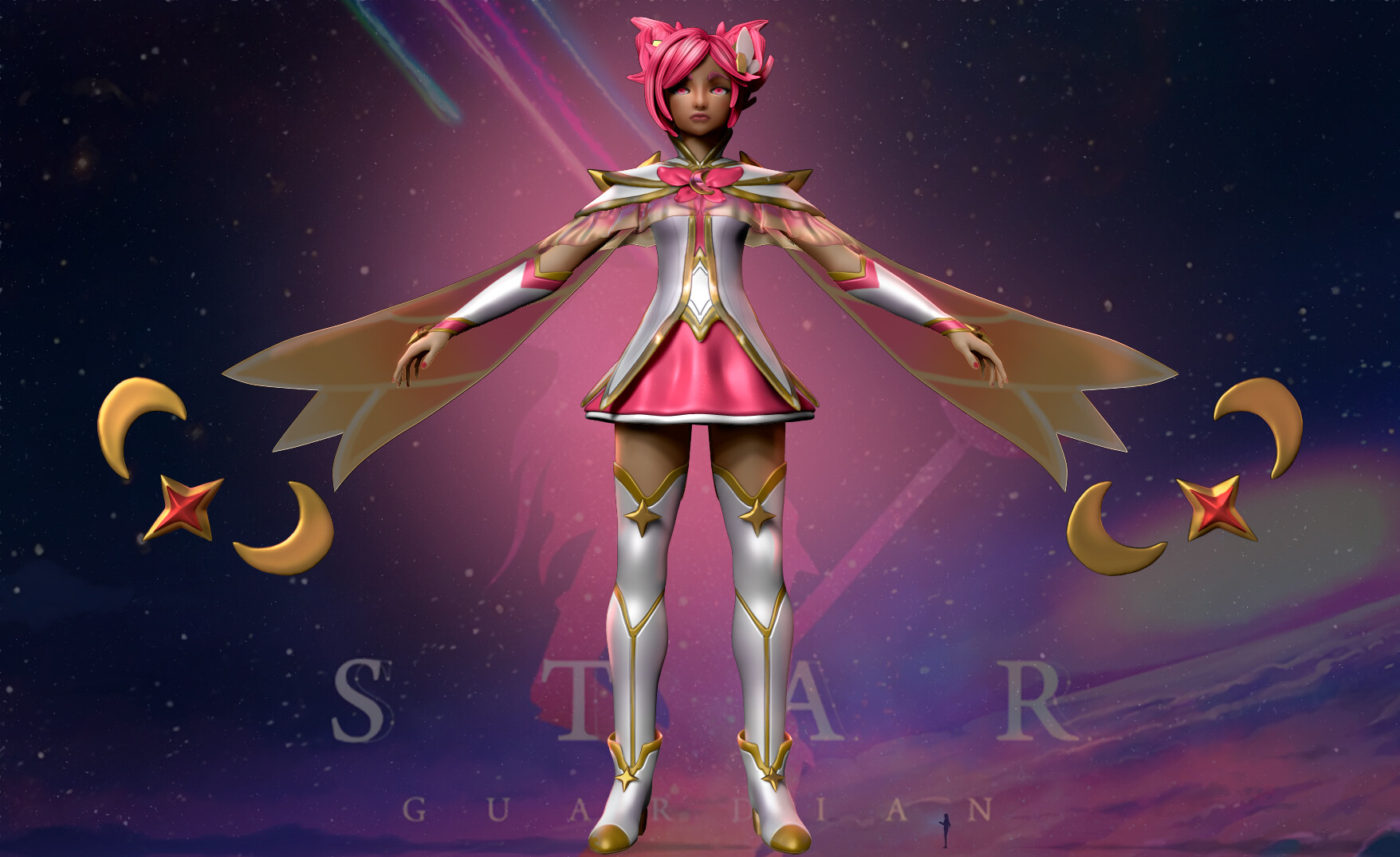 ArtStation - Taliyah Star Guardian 3D Fan Art